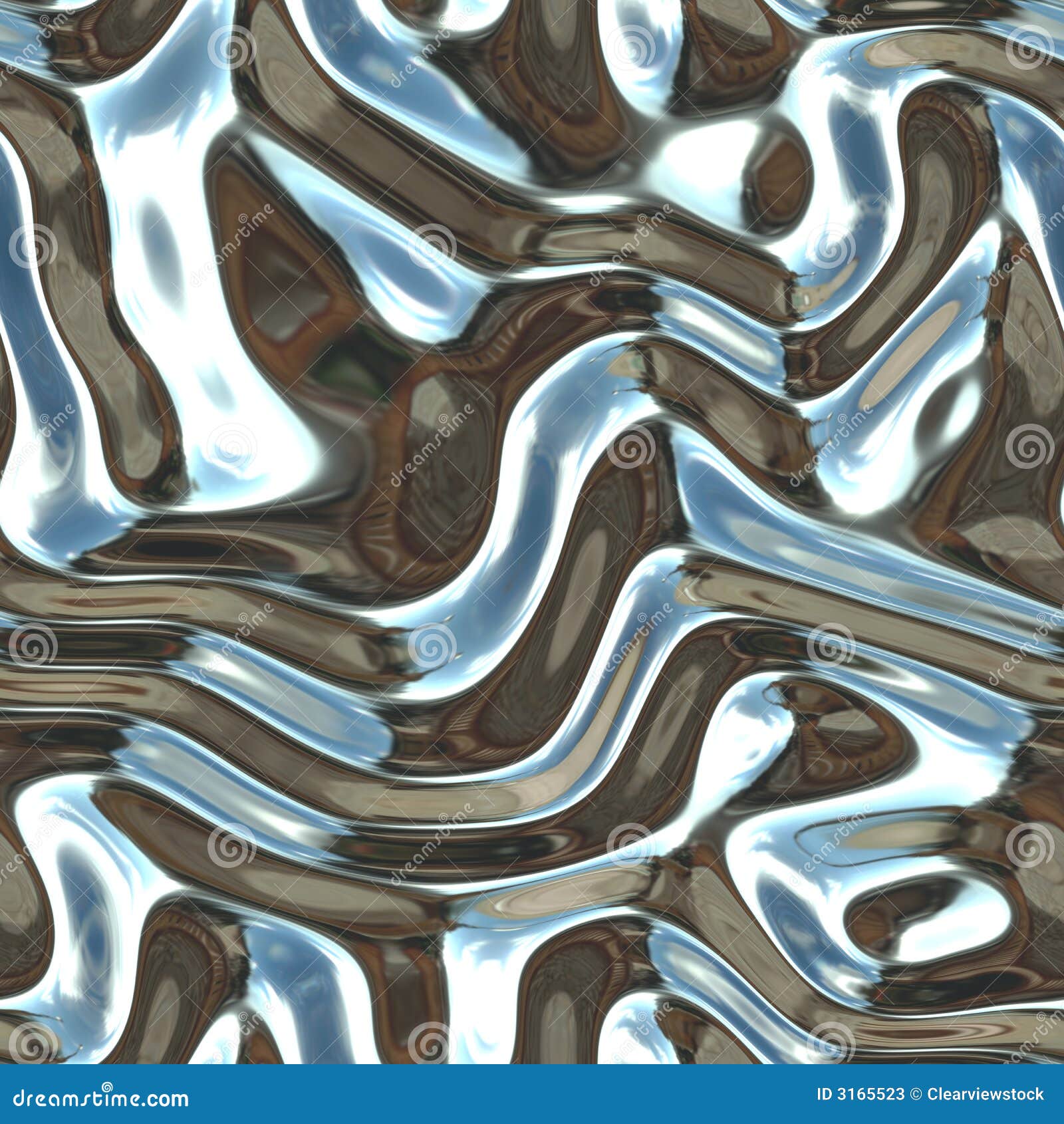 Liquid Silver Background