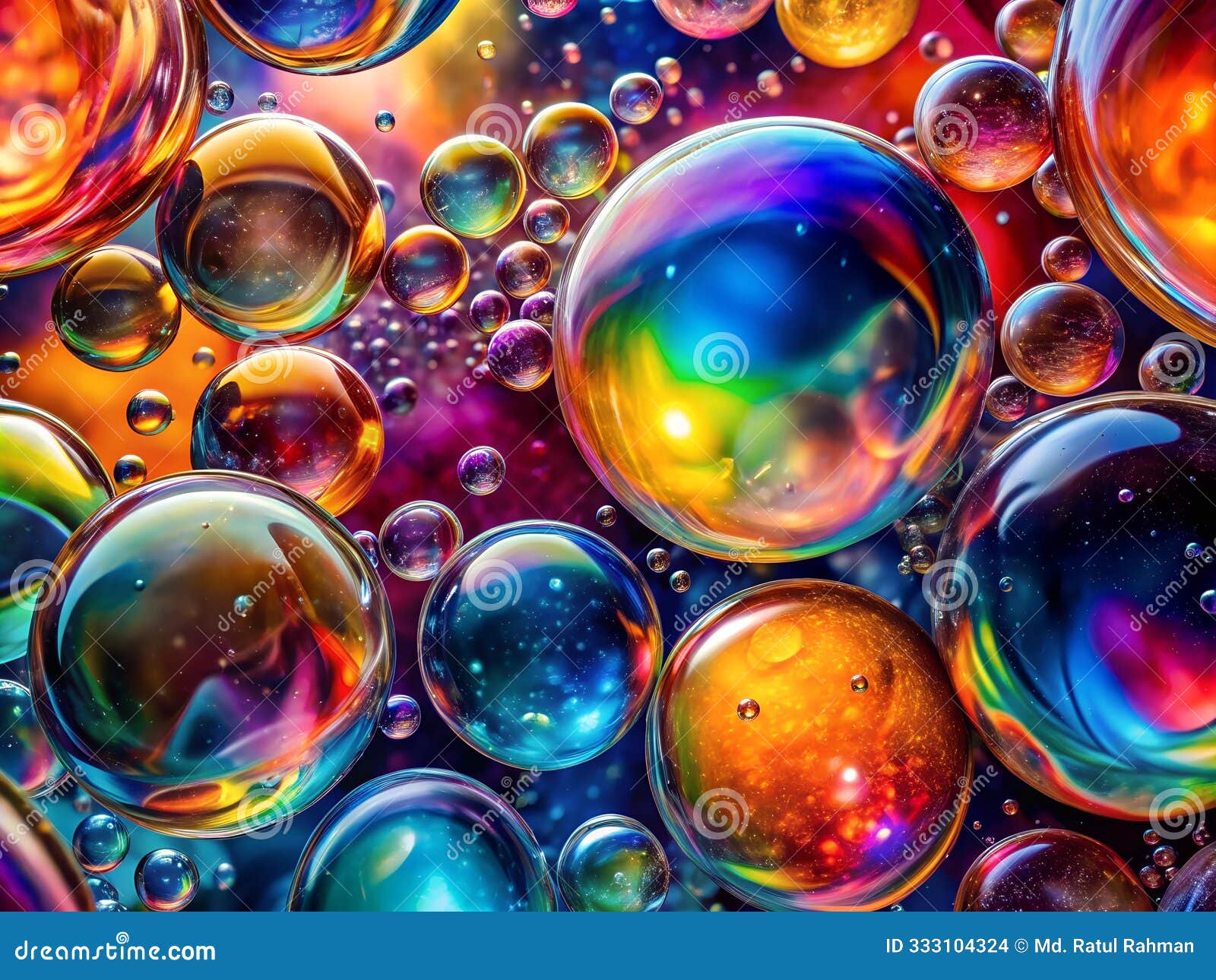 Liquid Fluid Bubbles Multi Color Rainbow Colorful Abstract Wallpaper ...