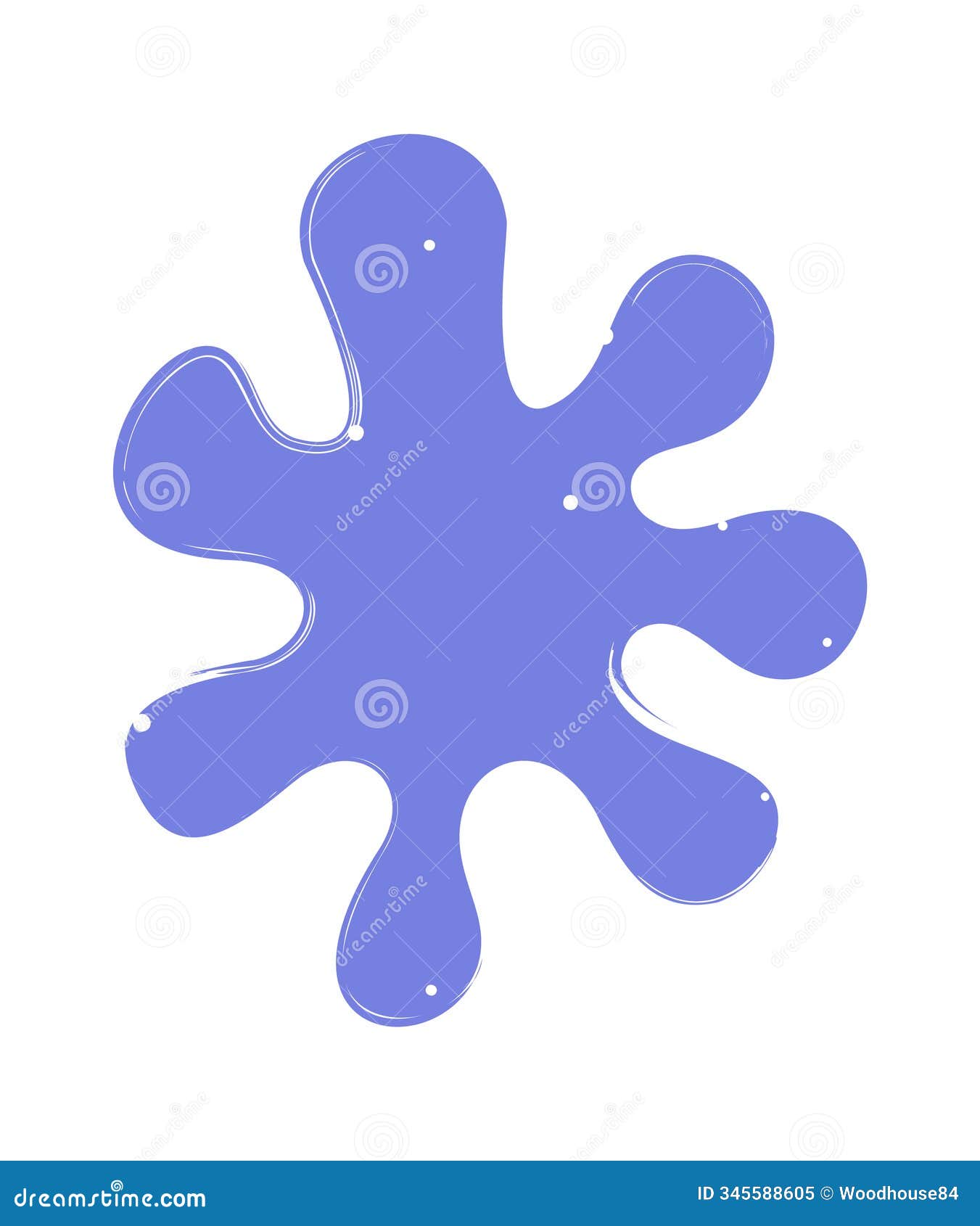 Liquid Form Element Blotch Shape Stock Illustration - Illustration of ...