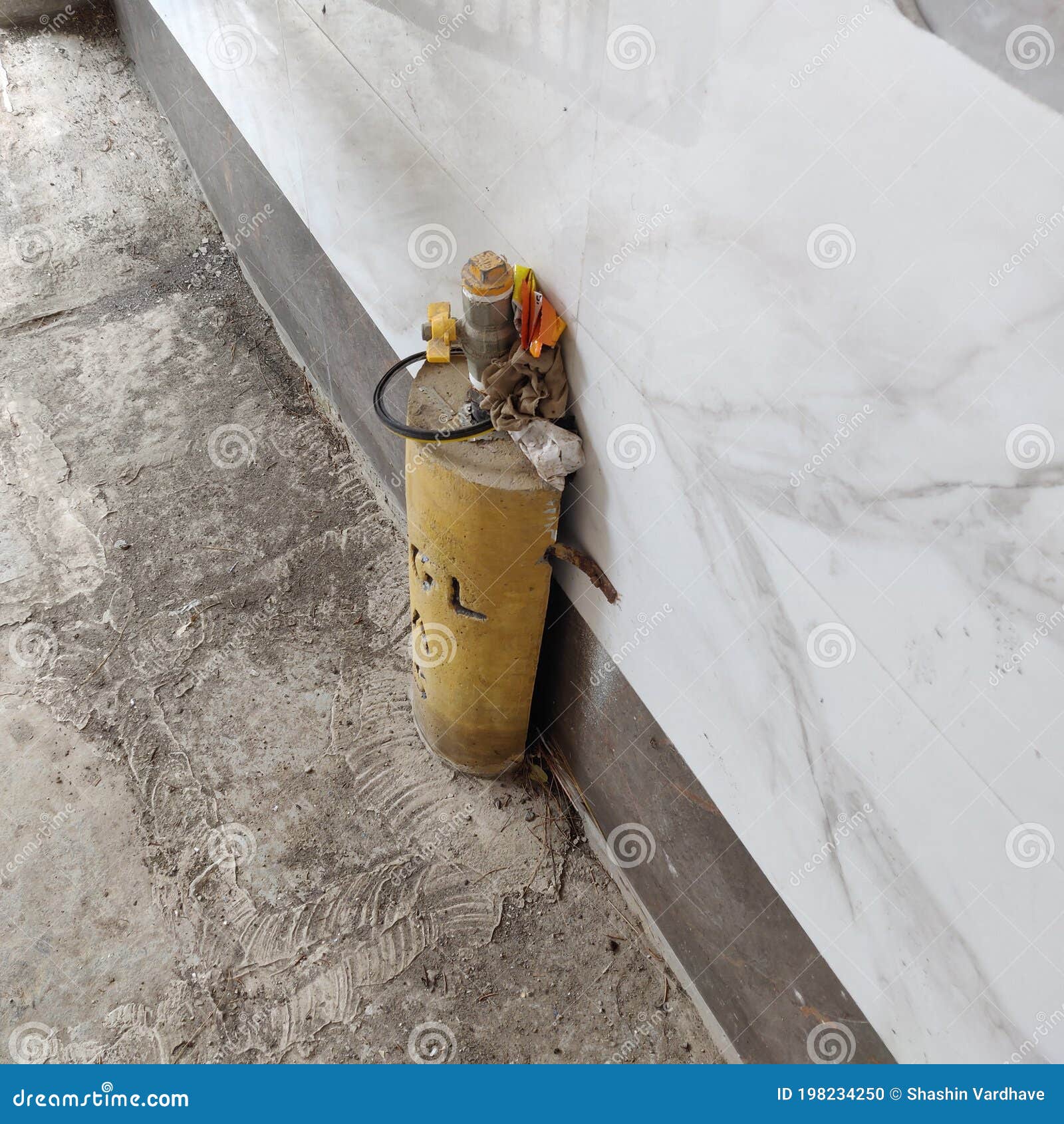 Liquid Gas Connection Point Stock Photo - Image of wood, roof: 198234250