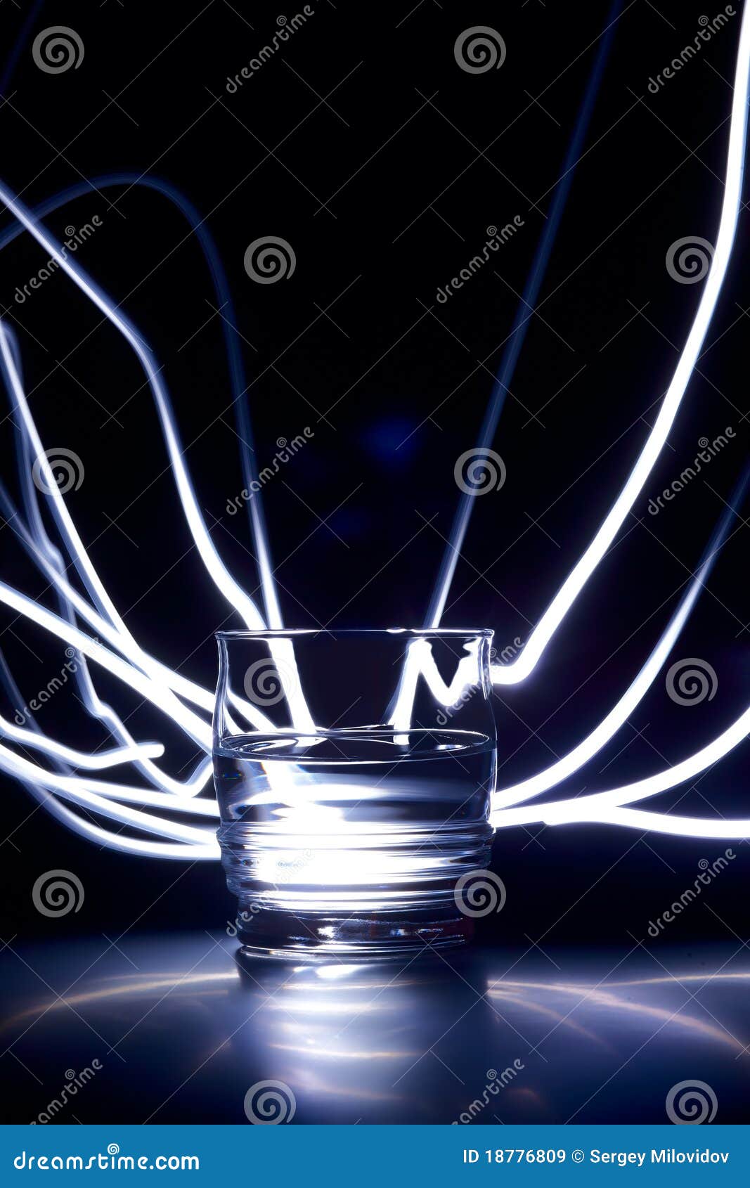 Liquid in a glass stock image. Image of freshness, black - 18776809