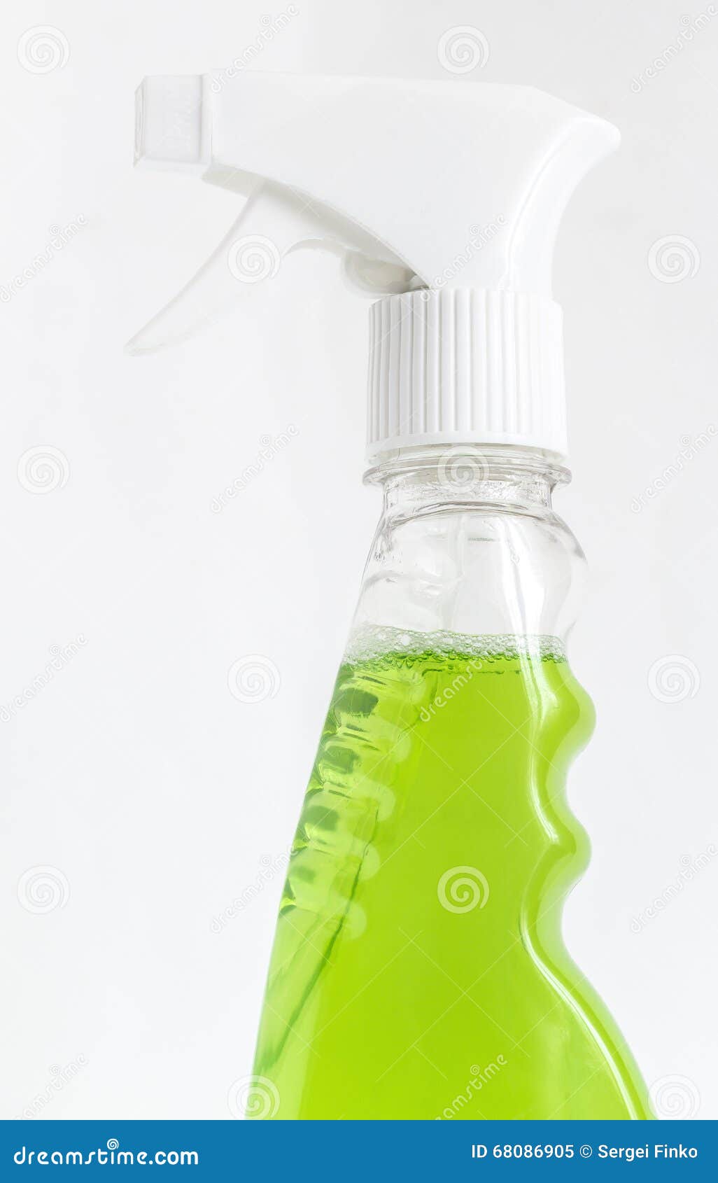 Liquid glass cleaner stock image. Image of background - 68086905