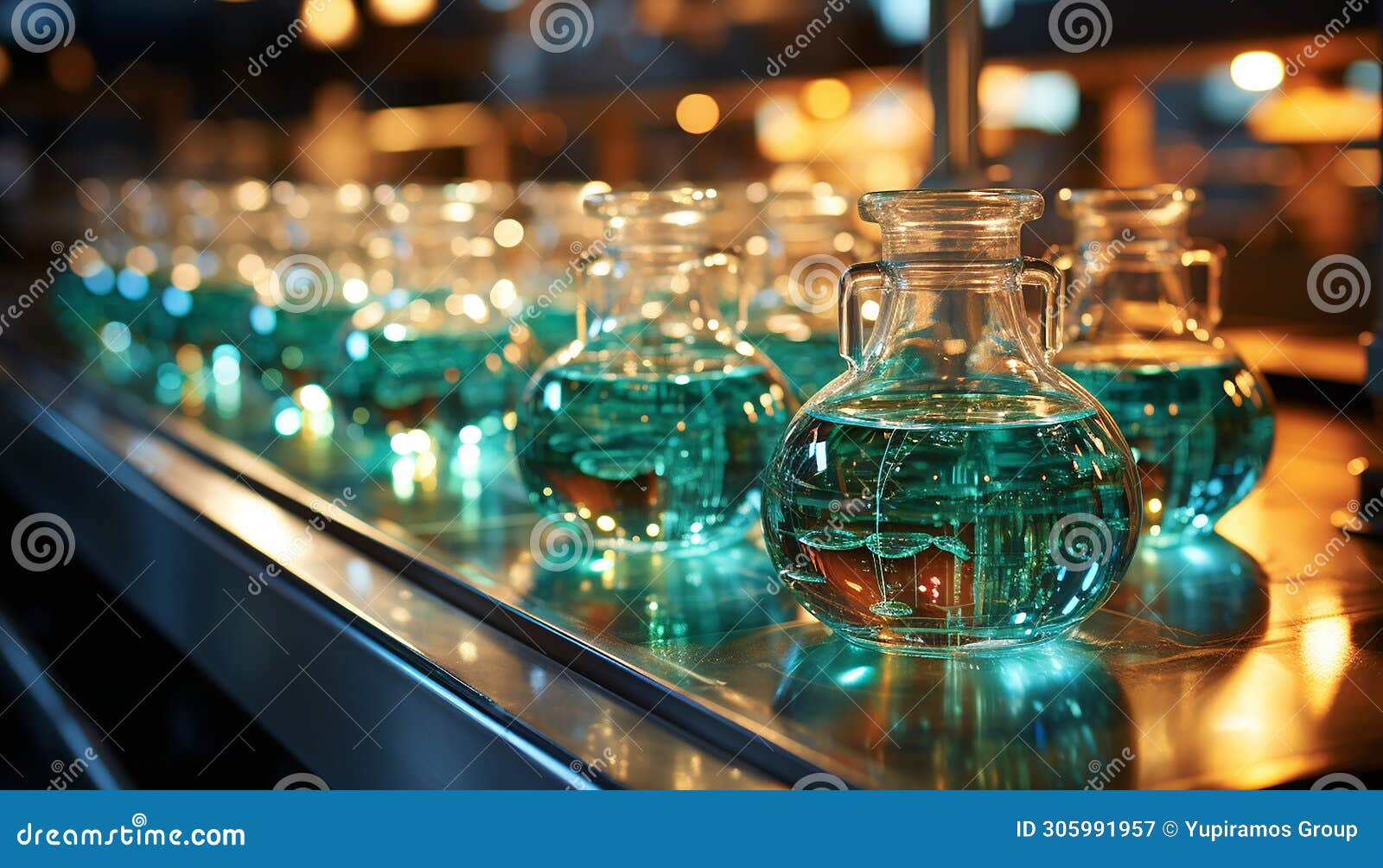 Liquid Glass Material Reflects Blue Light in a Laboratory Experiment ...