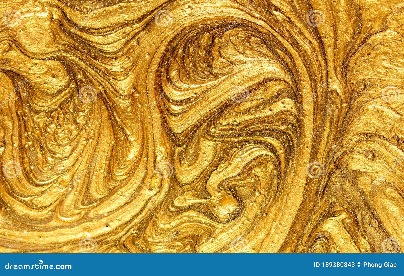 Liquid gold. stock image. Image of element, dimensional - 189380843