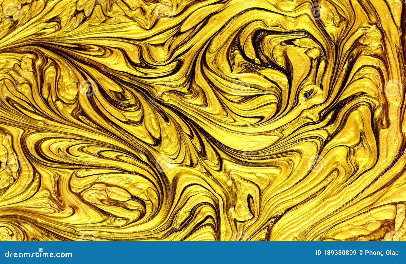 Liquid gold. stock image. Image of effect, flowing, curve - 189380809