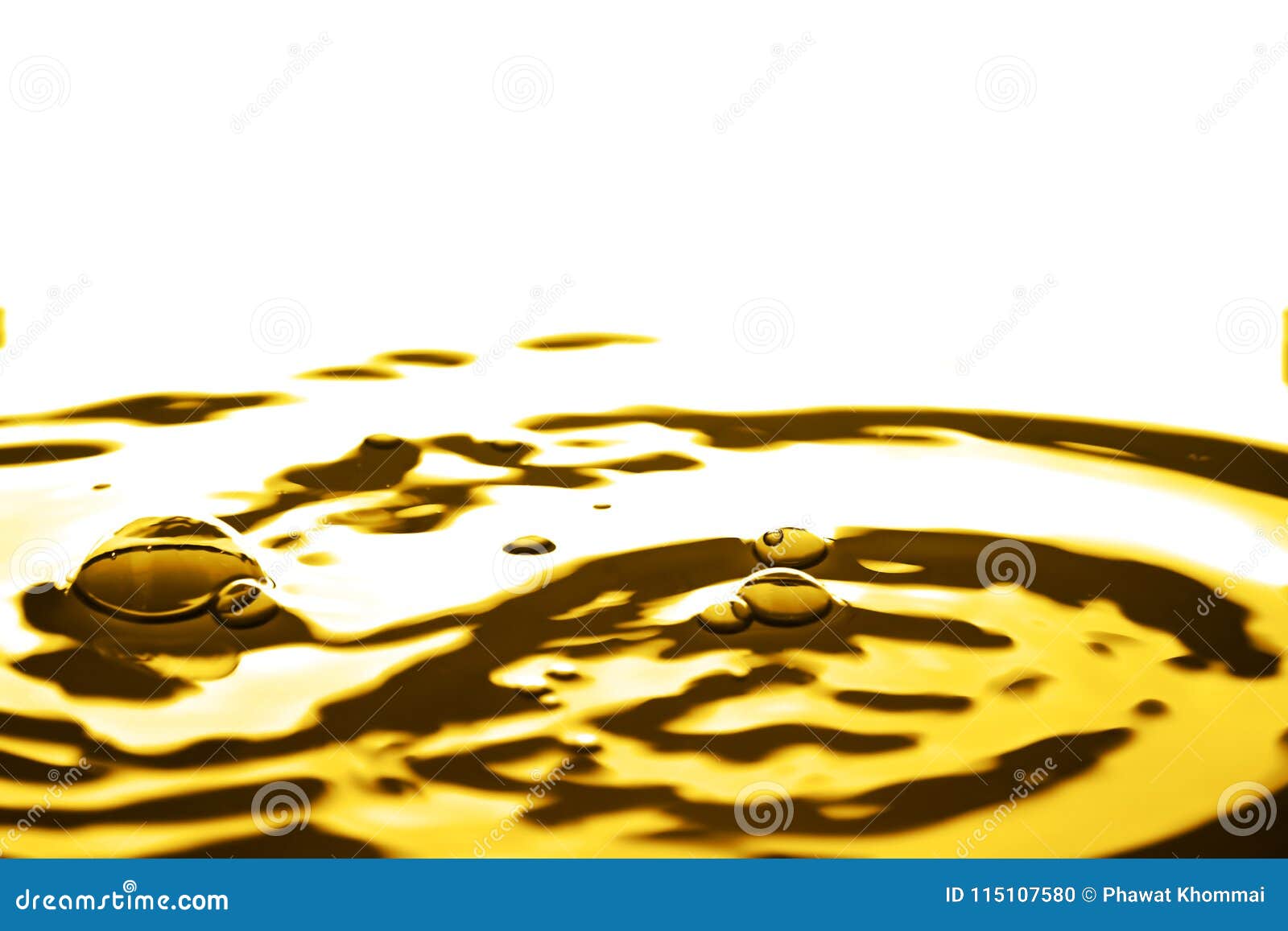 Liquid Gold Drop and Ripple Stock Photo - Image of golden, drop: 115107580