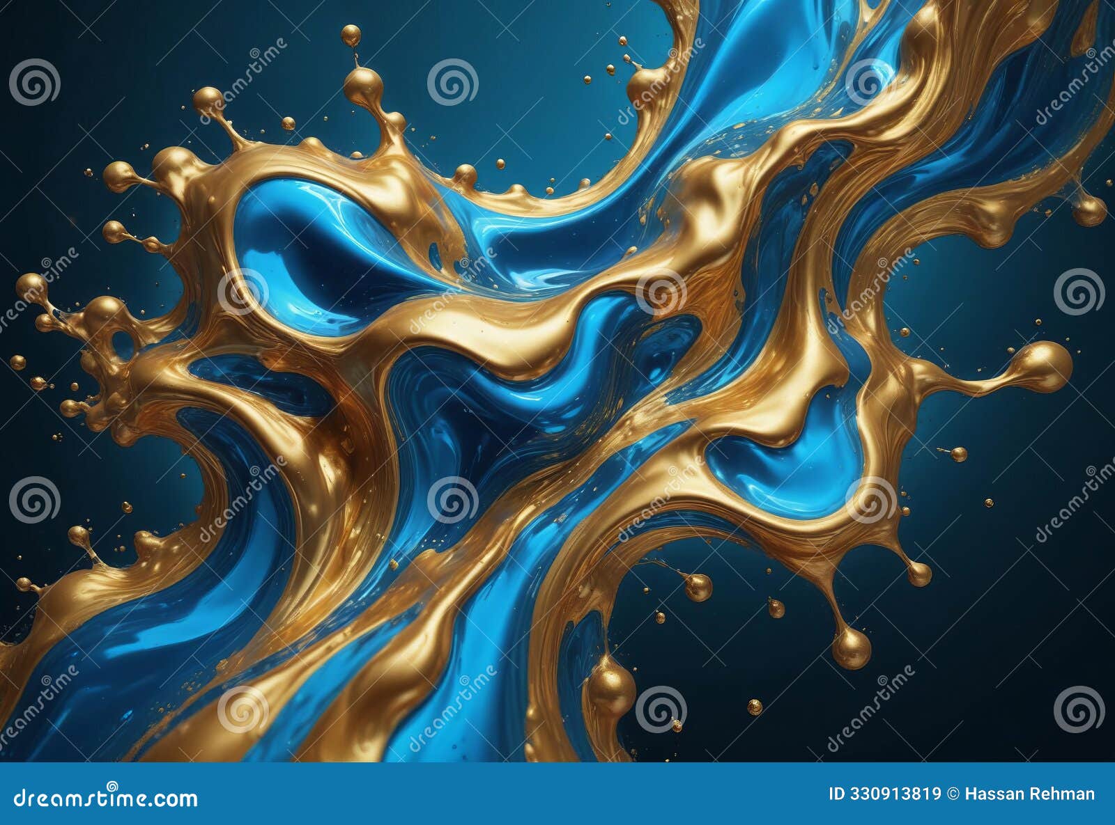 Liquid with Gold Realistic Texture and Great Quality Stock Illustration ...