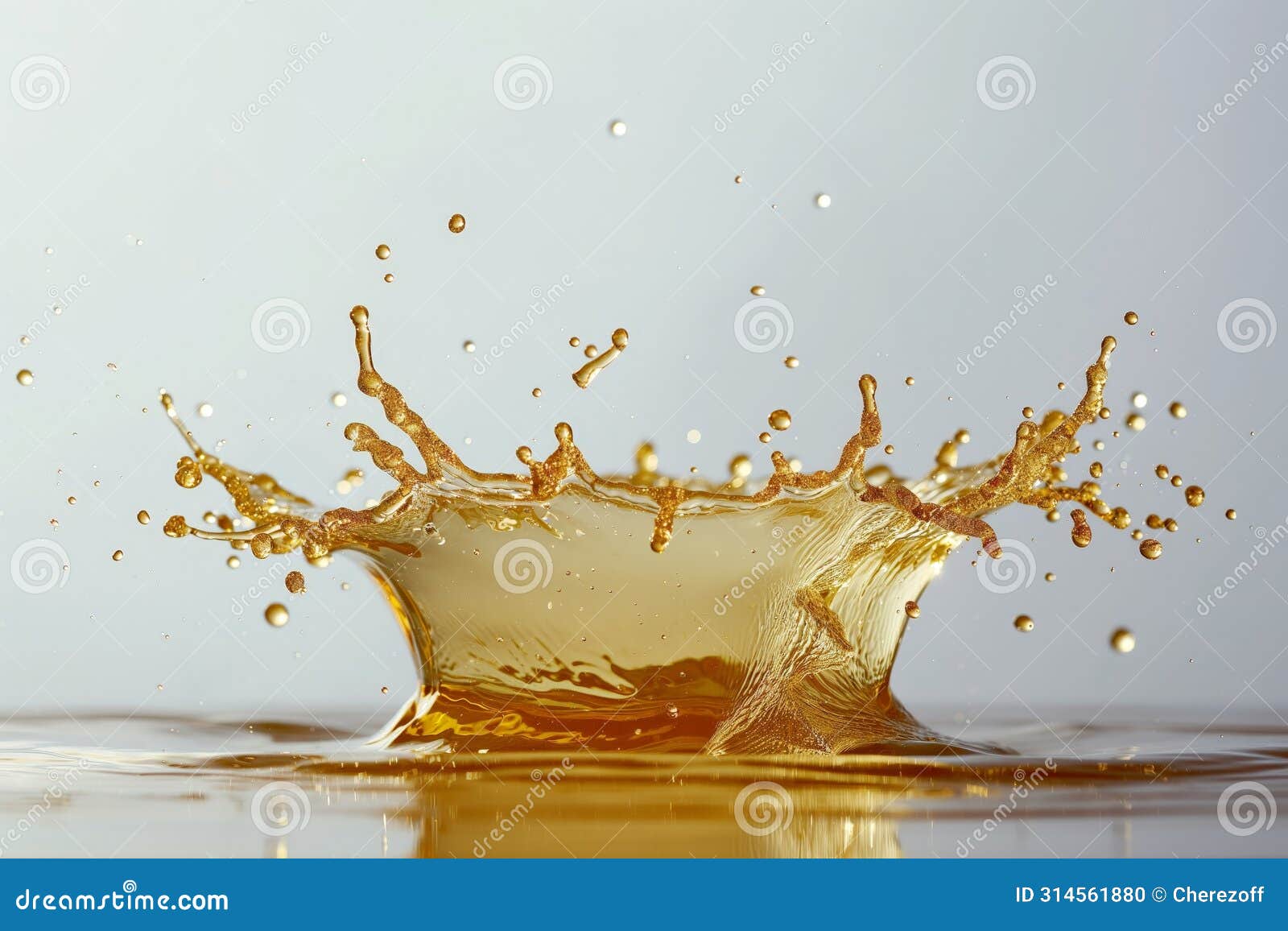 Liquid Gold Splash stock photo. Image of purity, simplicity - 314561880
