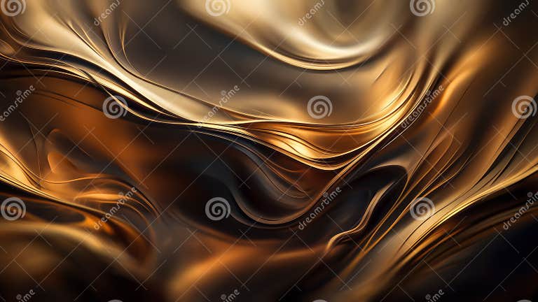 Liquid Gold Texture Background Stock Illustration - Illustration of ...