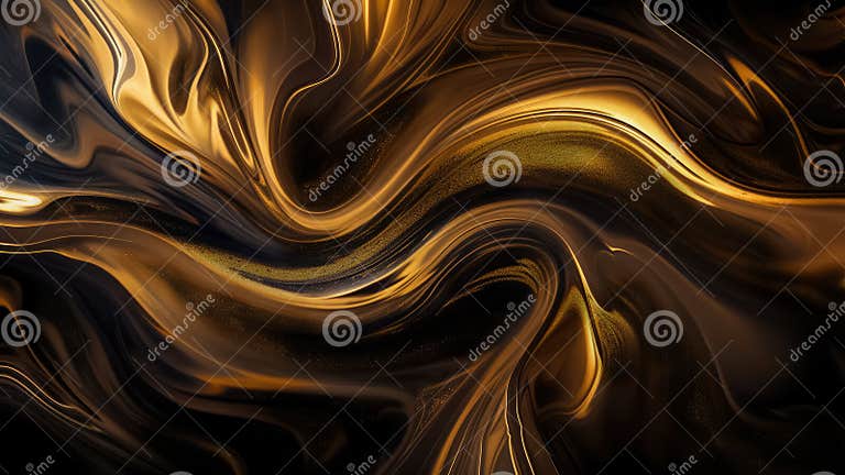 Liquid Gold Texture Background Stock Illustration - Illustration of ...