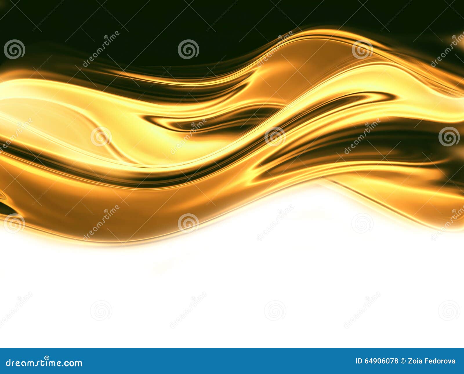 Liquid Gold. Smooth Golden Background. Fluid Metal Surface. Glamour ...