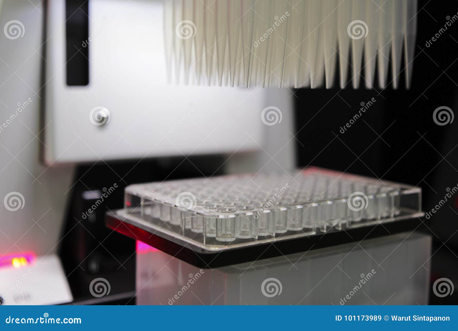 Liquid Handle Device for Laboratory Stock Image - Image of dilution ...