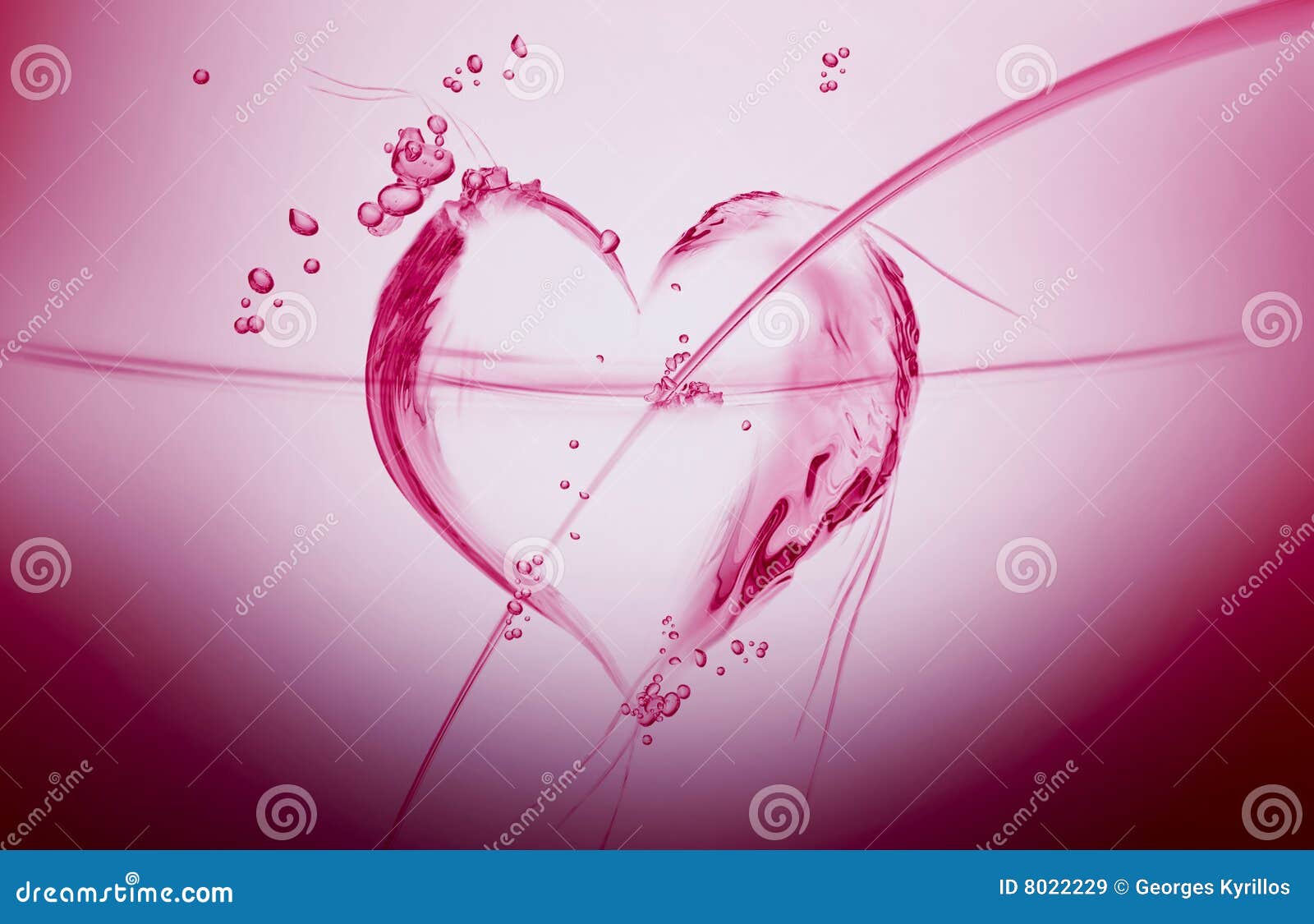 Liquid Heart stock image. Image of relaxing, beautiful - 8022229
