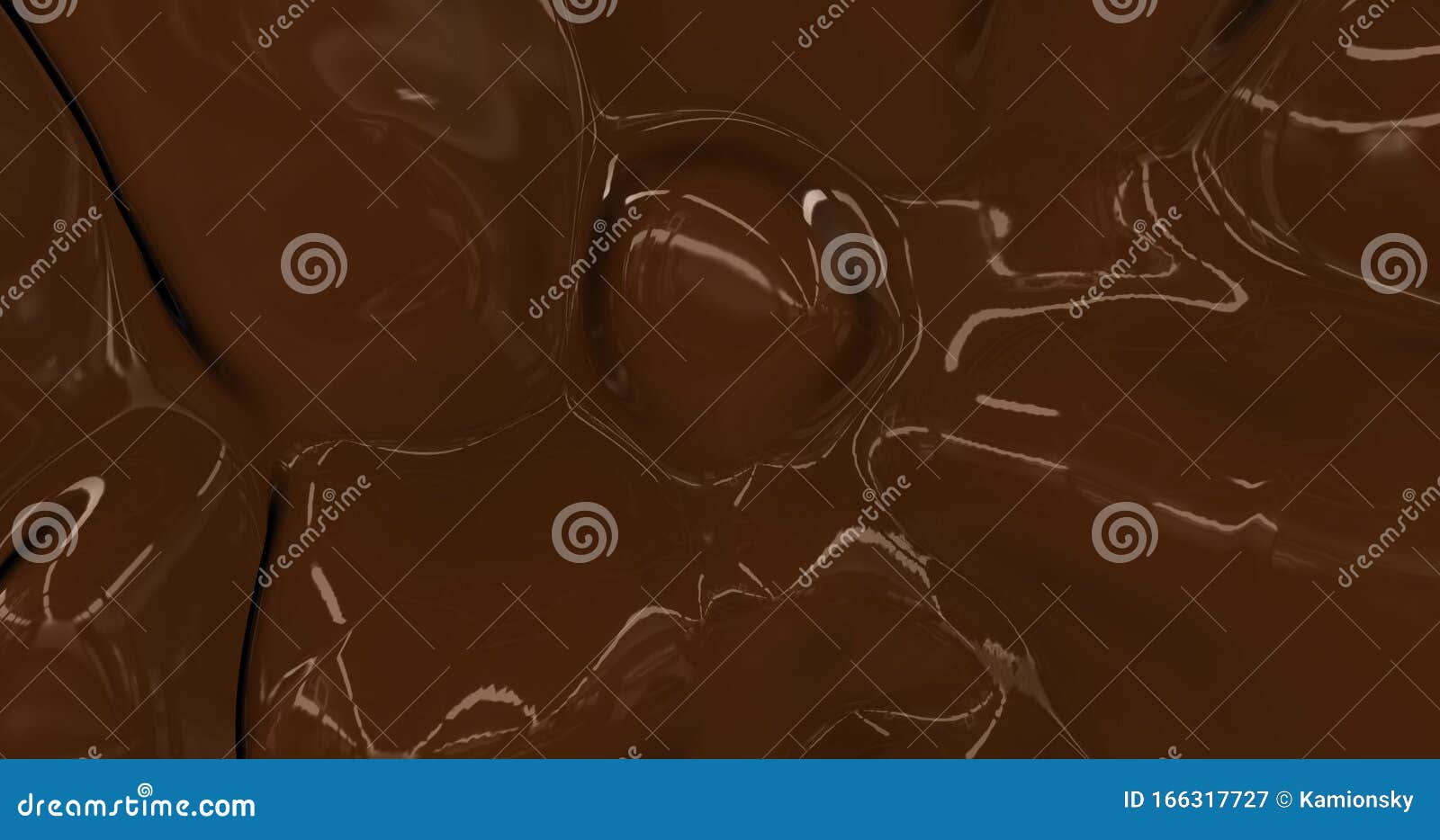 Liquid Hot Chocolate Background. Melted Dark Chocolate Texture 3D ...