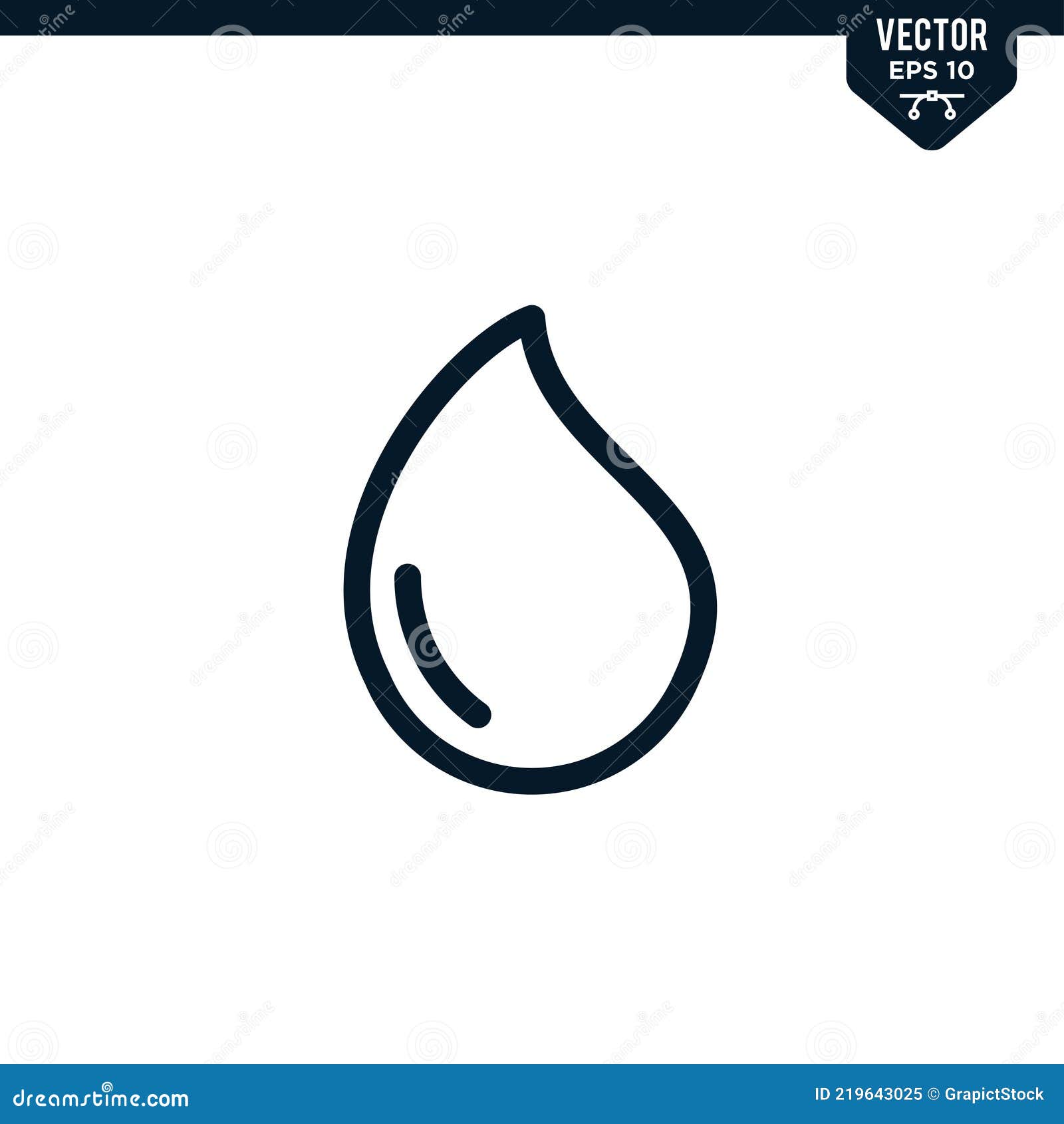 Liquid Icon Collection, Outlined Style Stock Vector - Illustration of ...