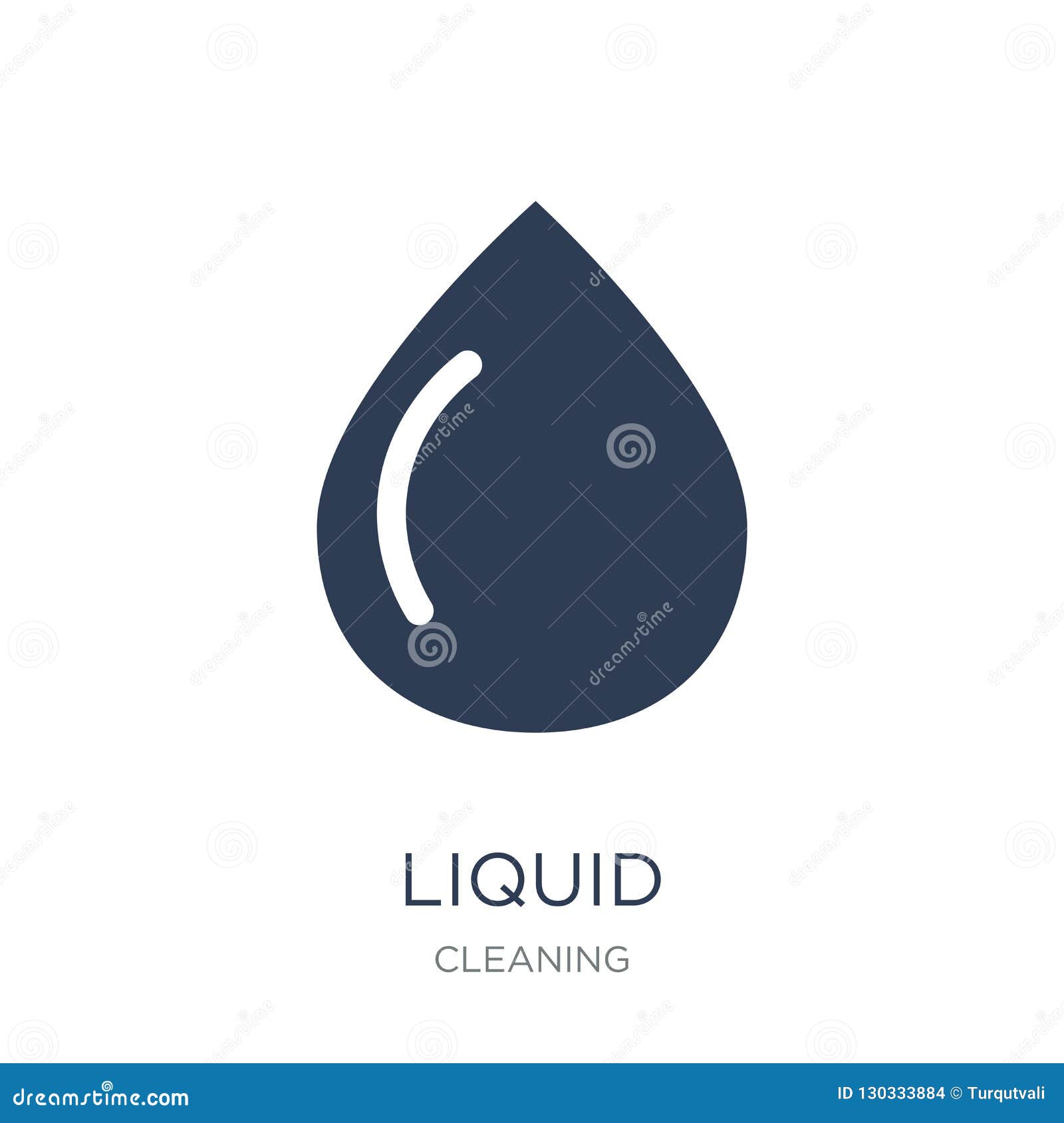 Liquid Icon. Trendy Flat Vector Liquid Icon on White Background Stock ...
