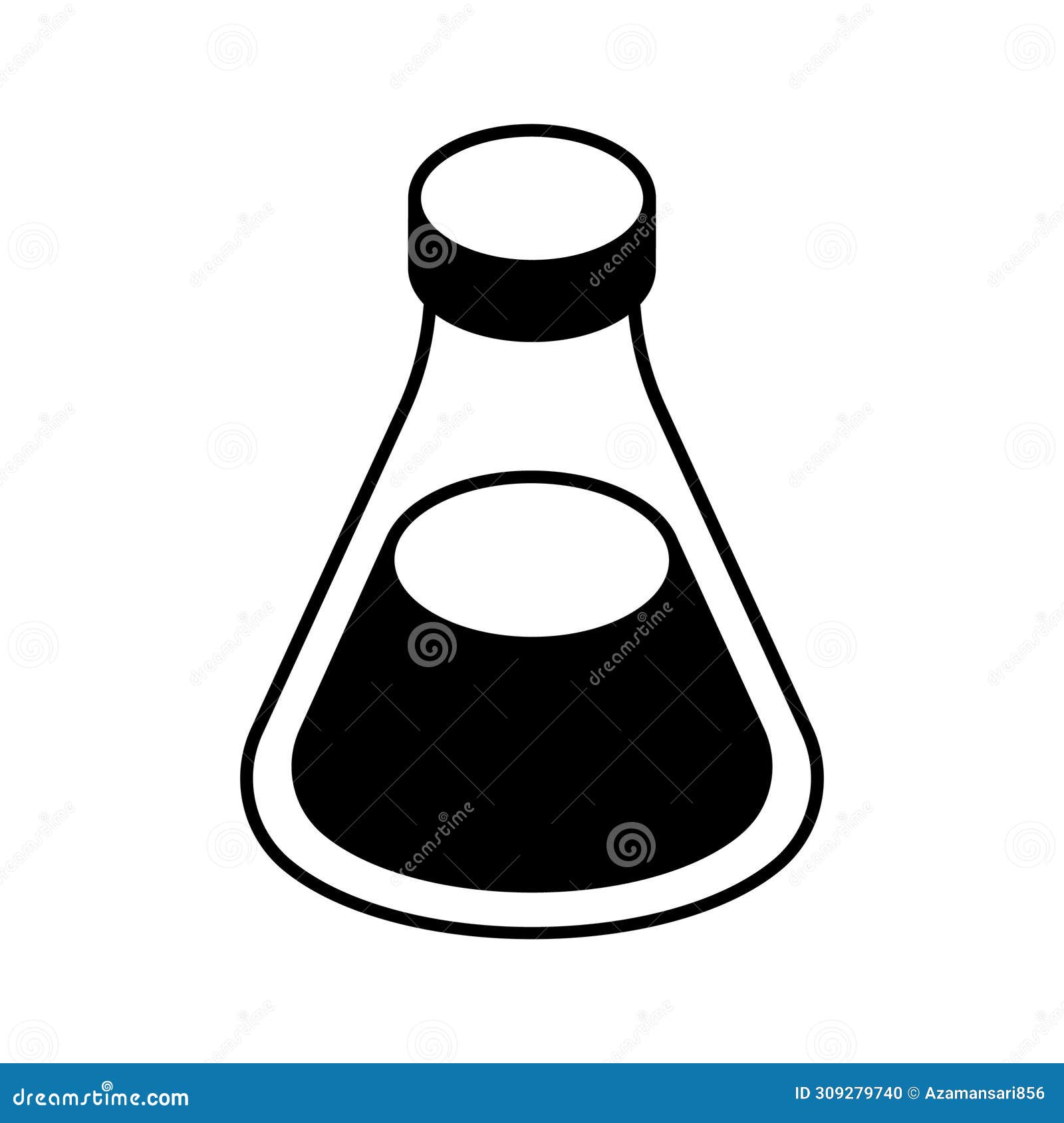 Liquid Inside Flask Showing Concept of Lab Experiment, Medical Research ...
