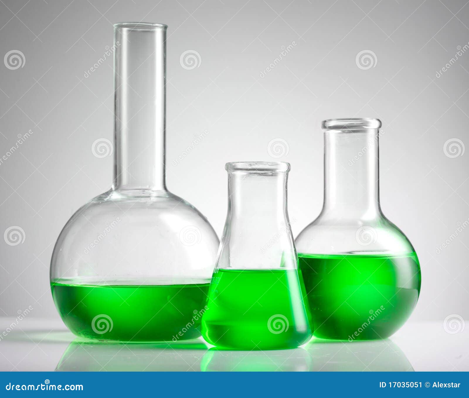 Liquid in Laboratory Glassware Stock Image - Image of background, white ...