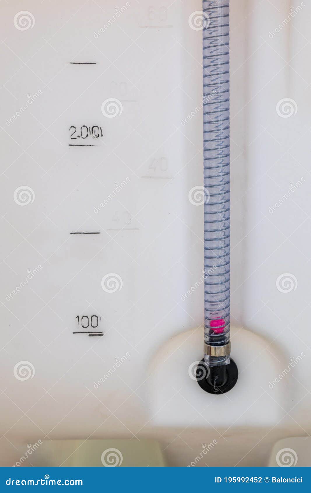 Liquid Level Column stock photo. Image of water, meter - 195992452