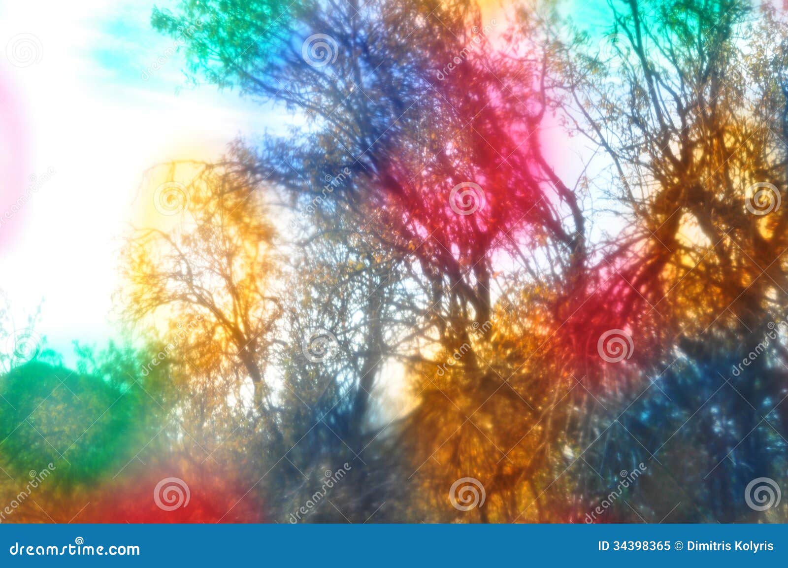 Liquid light forest stock image. Image of flash, leak - 34398365