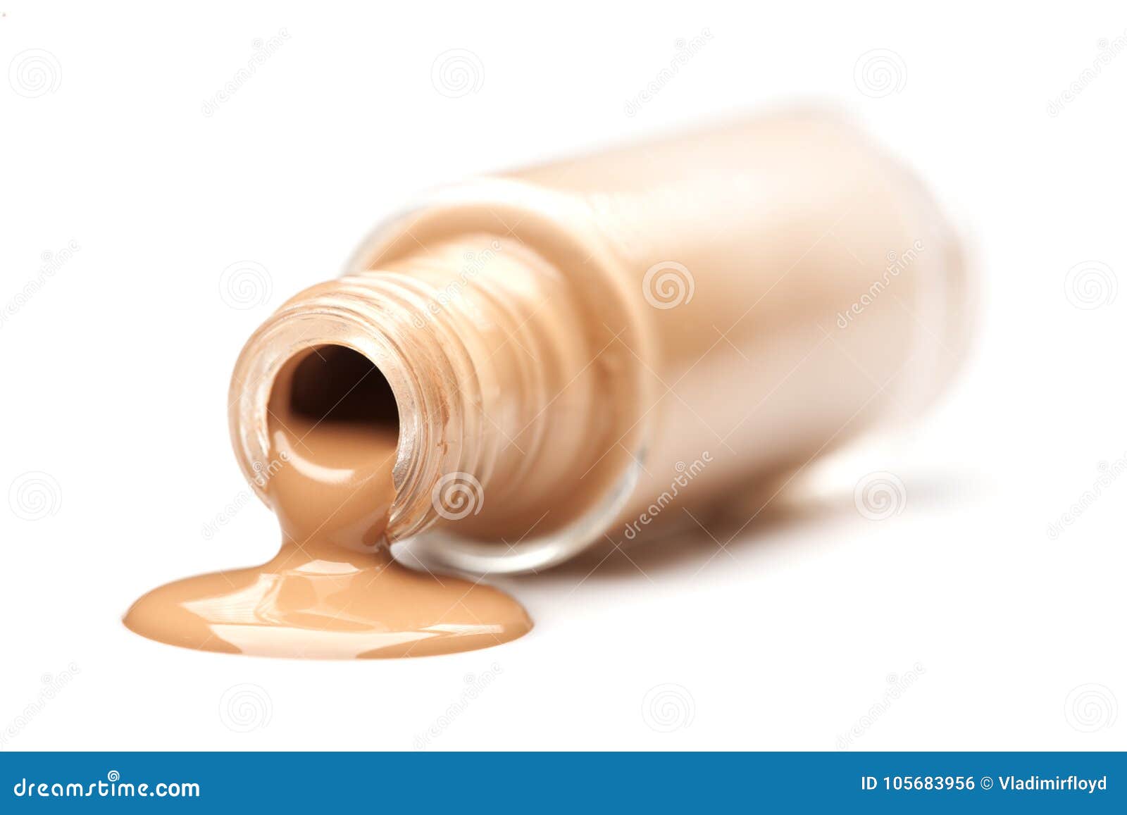 Liquid make up base stock photo. Image of fashion, background - 105683956