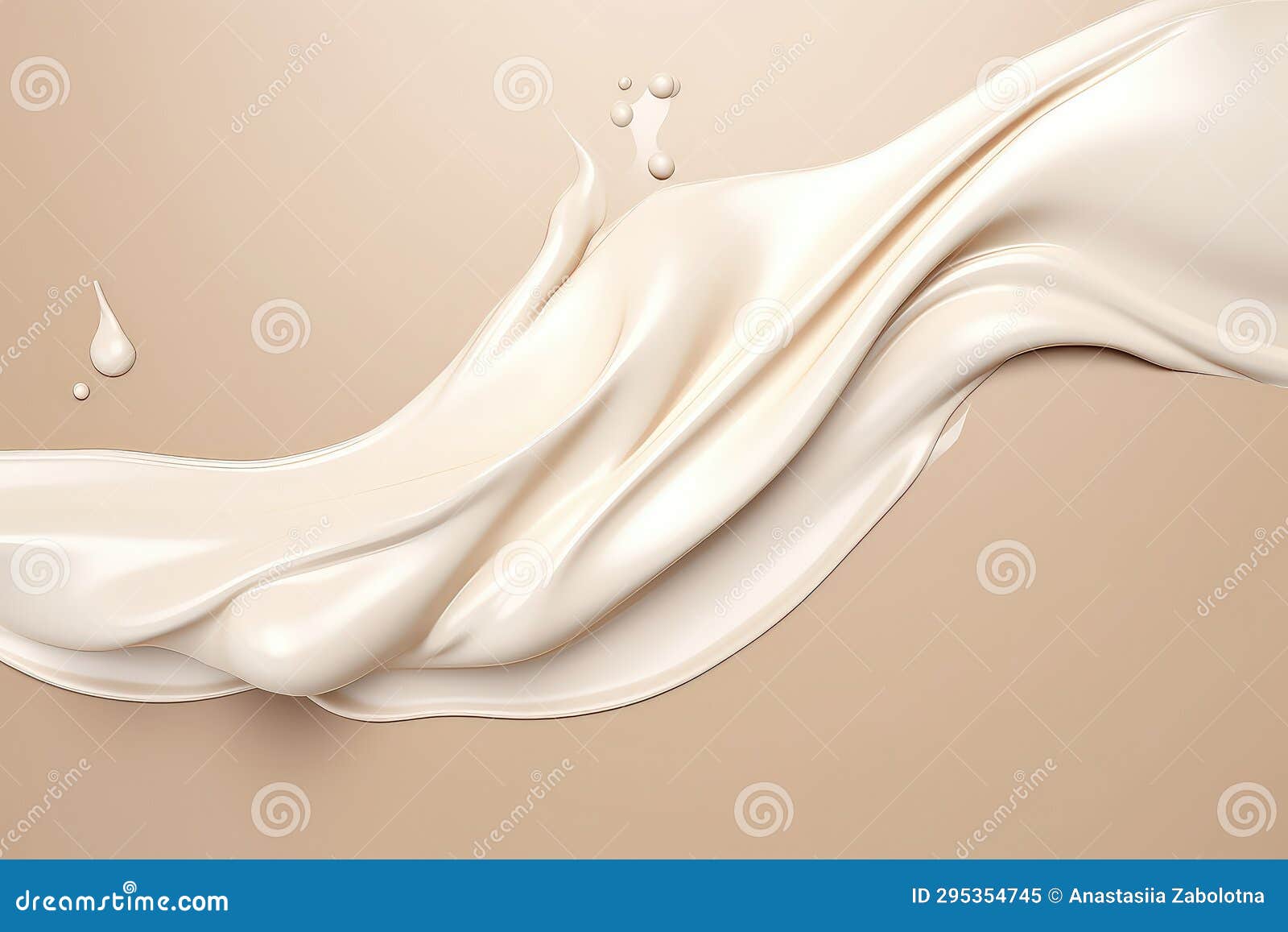 Liquid Makeup with Milk Splash and Foundation Incorporated Stock ...