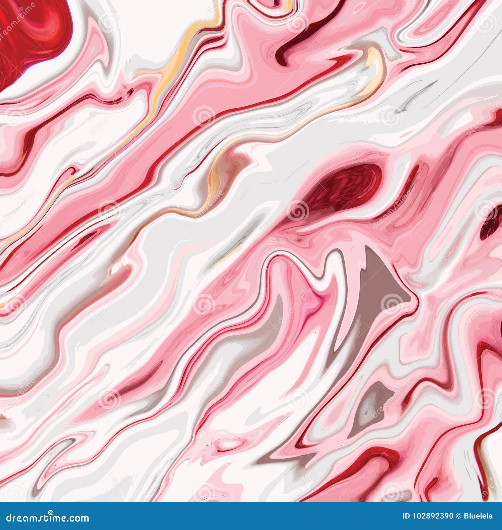 Liquid Marble Texture Design, Colorful Marbling Surface Vector ...