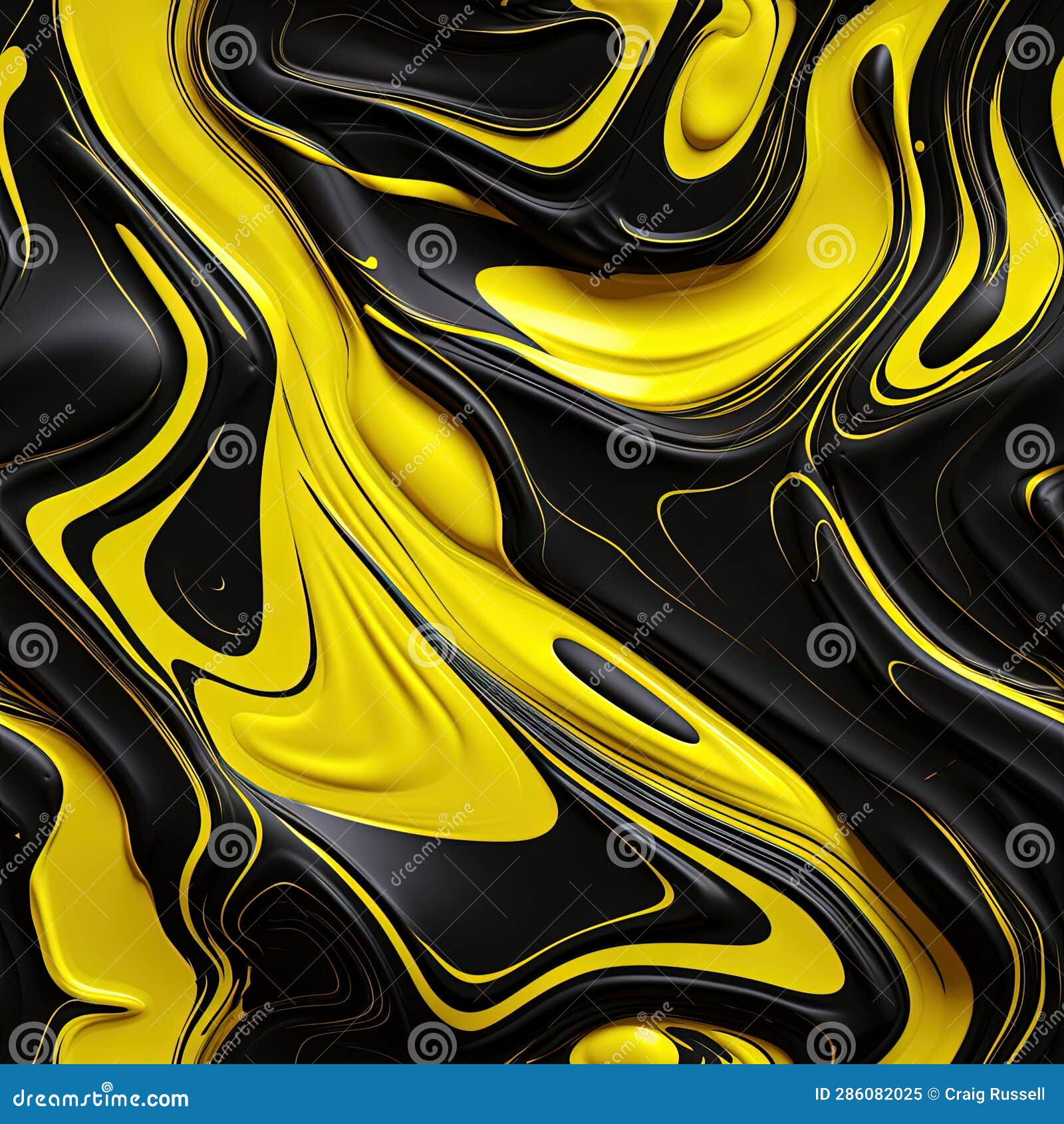 Liquid Melting Plastic Effect Background, Seamless Stock Illustration ...