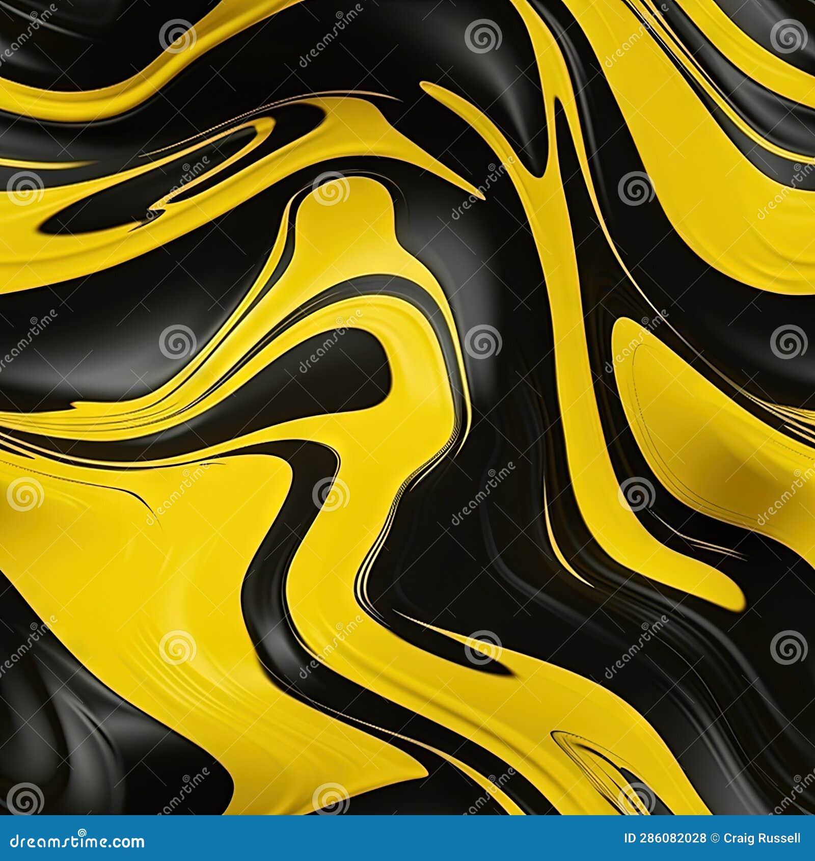 Liquid Melting Plastic Effect Background, Seamless Stock Illustration ...
