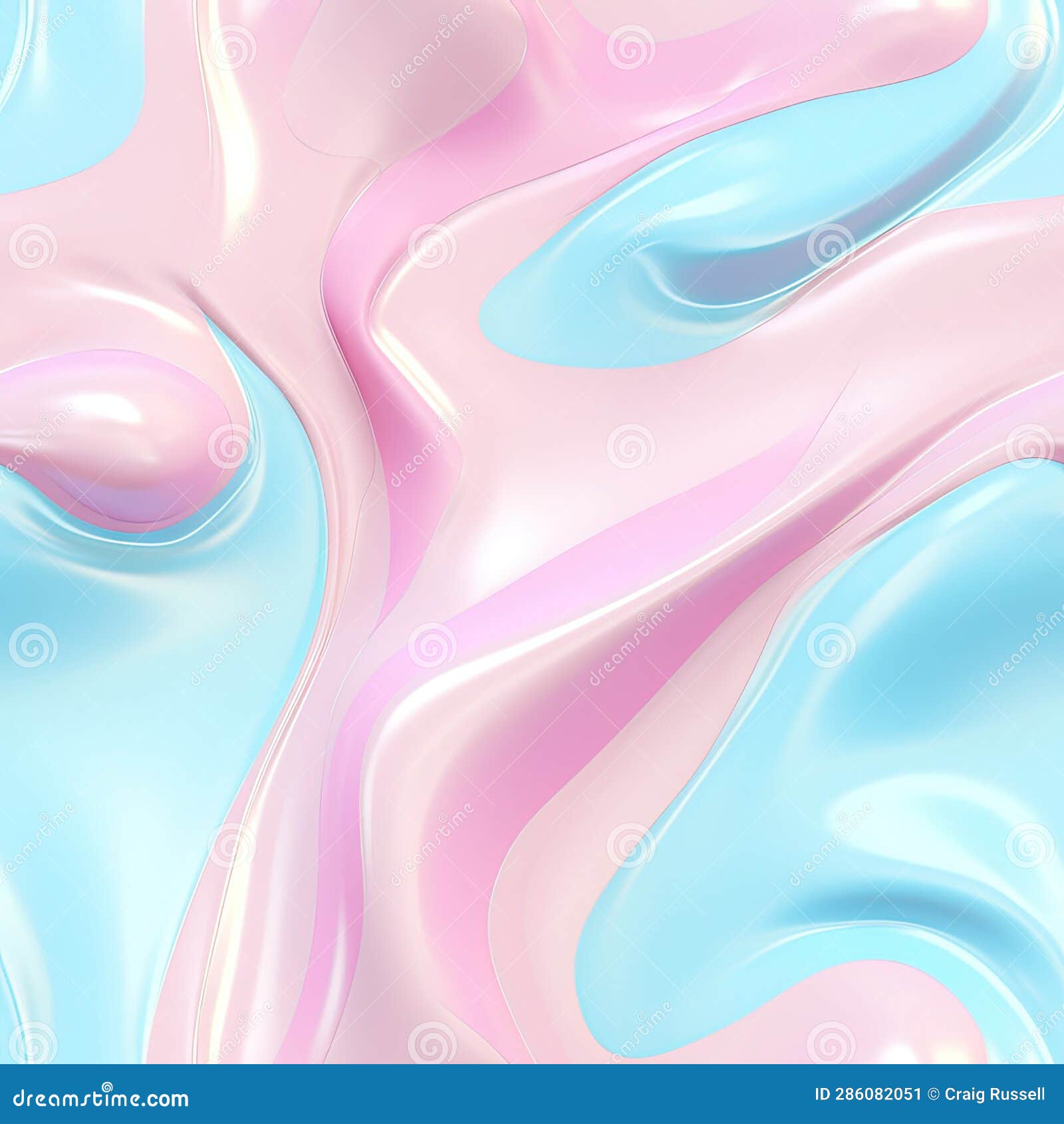 Liquid Melting Plastic Effect Background, Seamless Stock Illustration ...