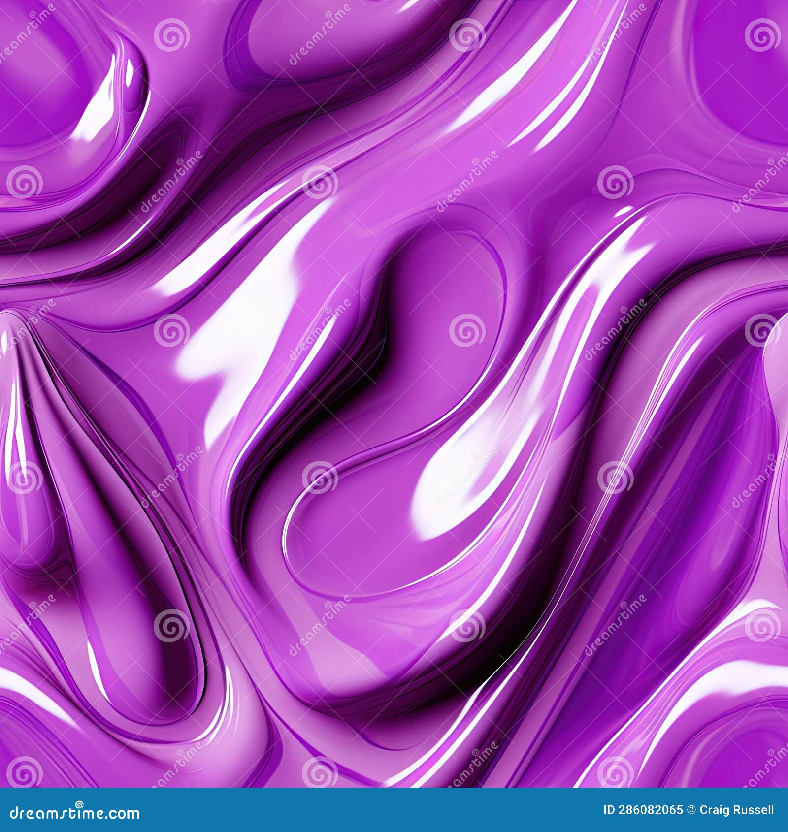 Liquid Melting Plastic Effect Background, Seamless Stock Illustration ...