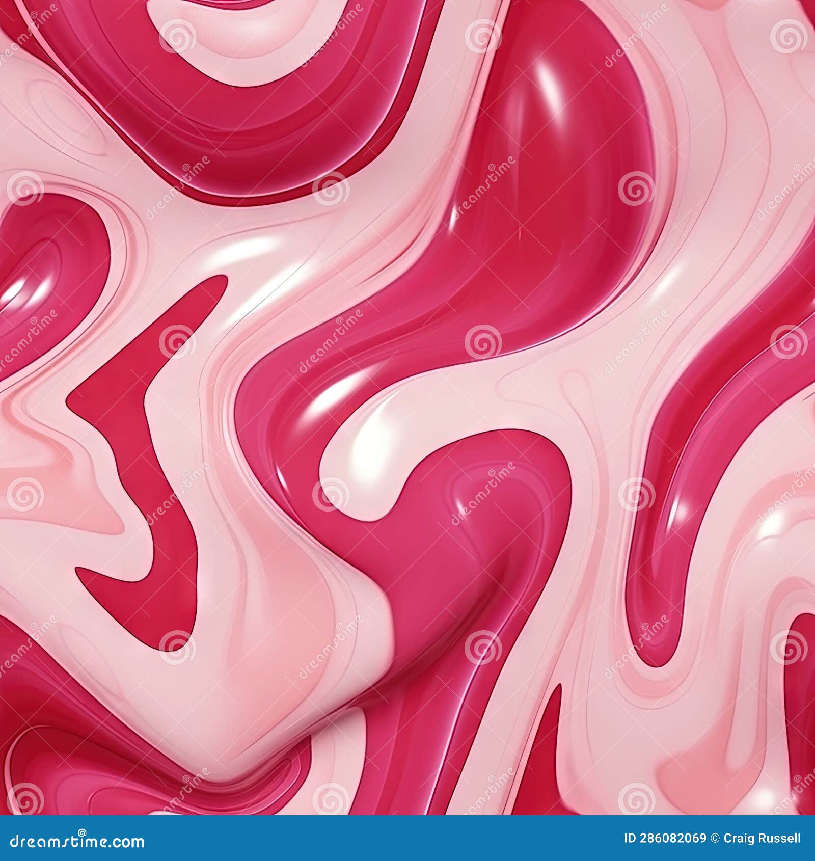 Liquid Melting Plastic Effect Background, Seamless Stock Illustration ...