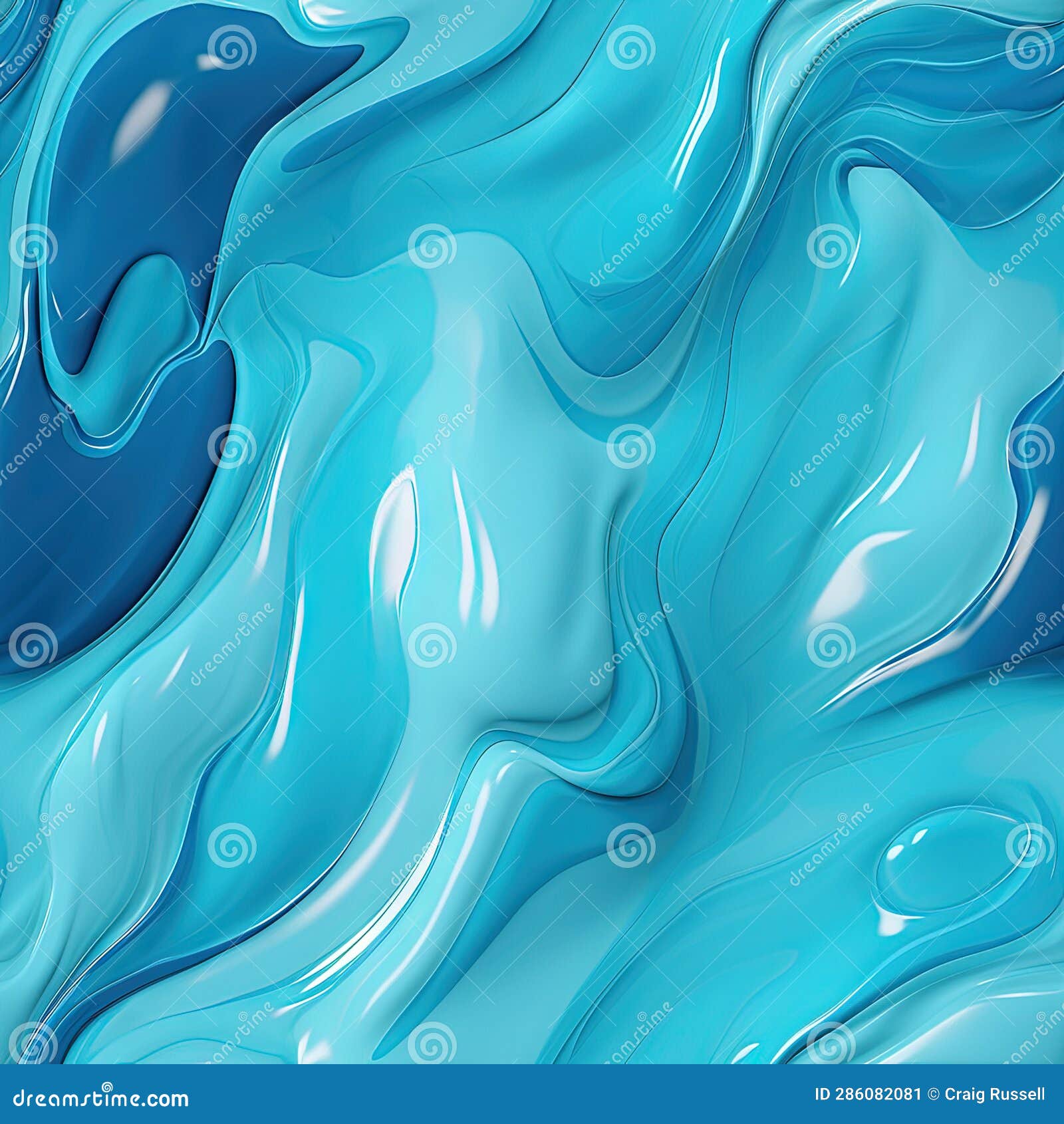 Liquid Melting Plastic Effect Background, Seamless Stock Illustration ...