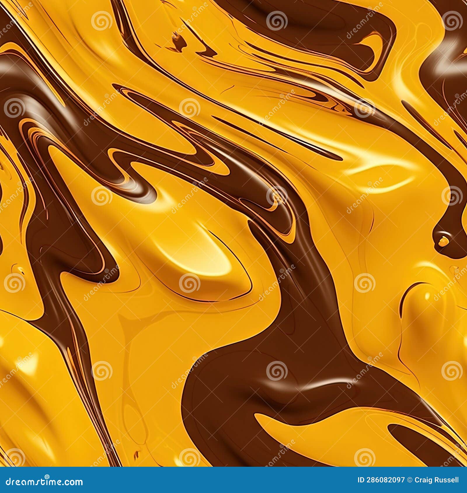 Liquid Melting Plastic Effect Background, Seamless Stock Illustration ...