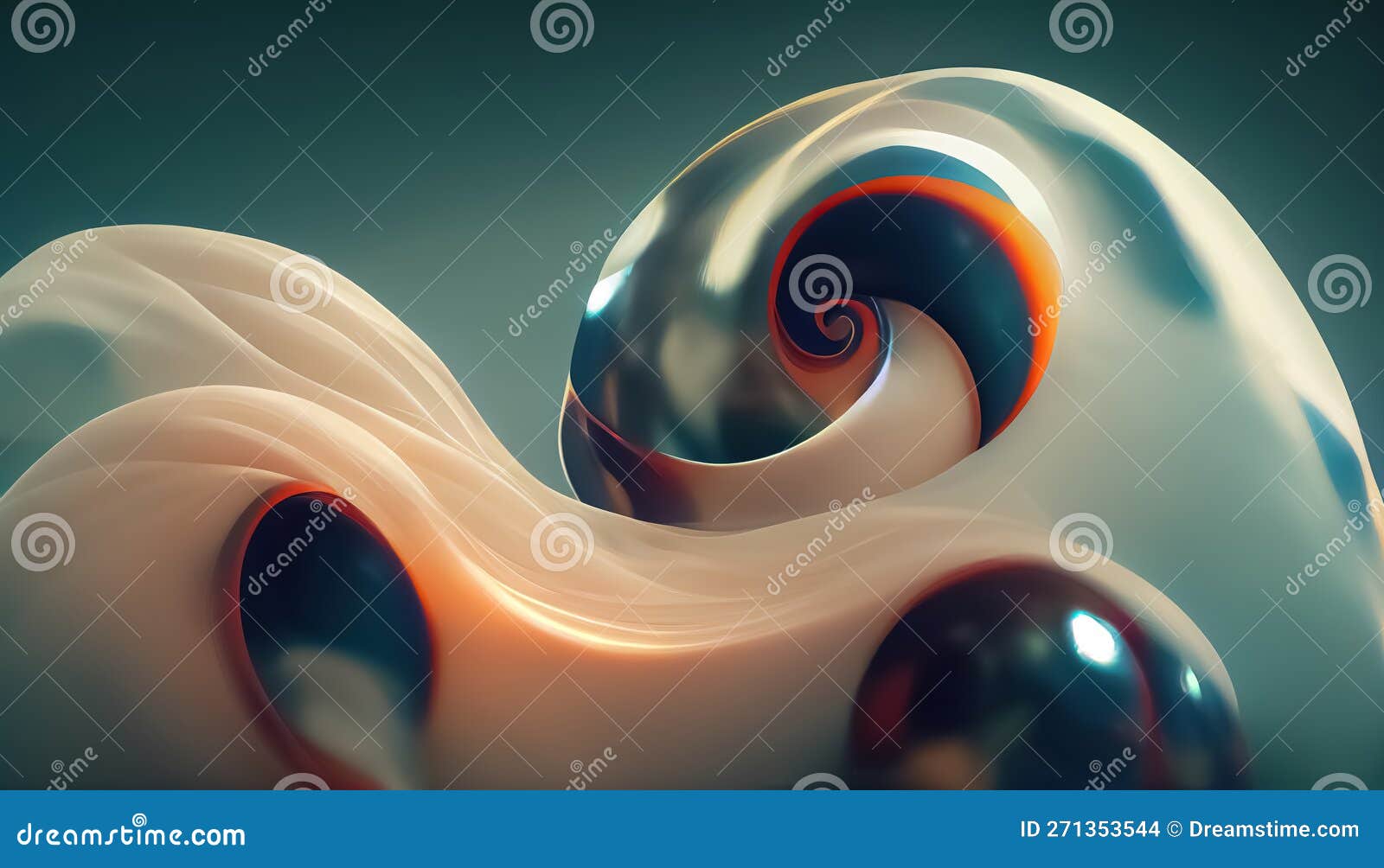 Liquid Mercury Dynamic Glossy Fluid Abstract Sci-fi Tech Trendy ...