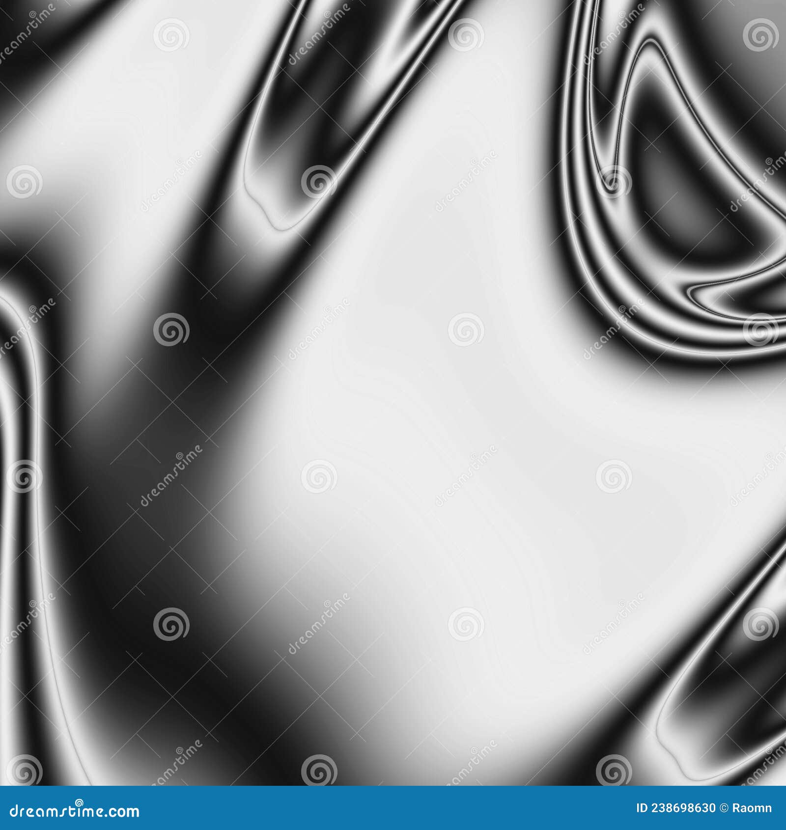 Liquid Metal Monochrome Illustration Backdrop Stock Illustration ...