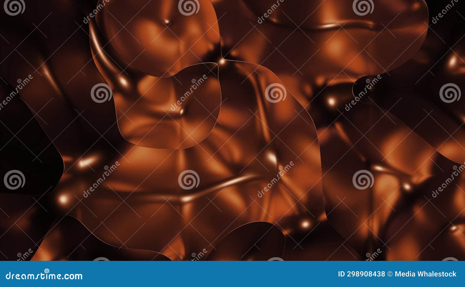 Liquid Metal Pattern in Motion. Design. Liquid Texture Moves and ...