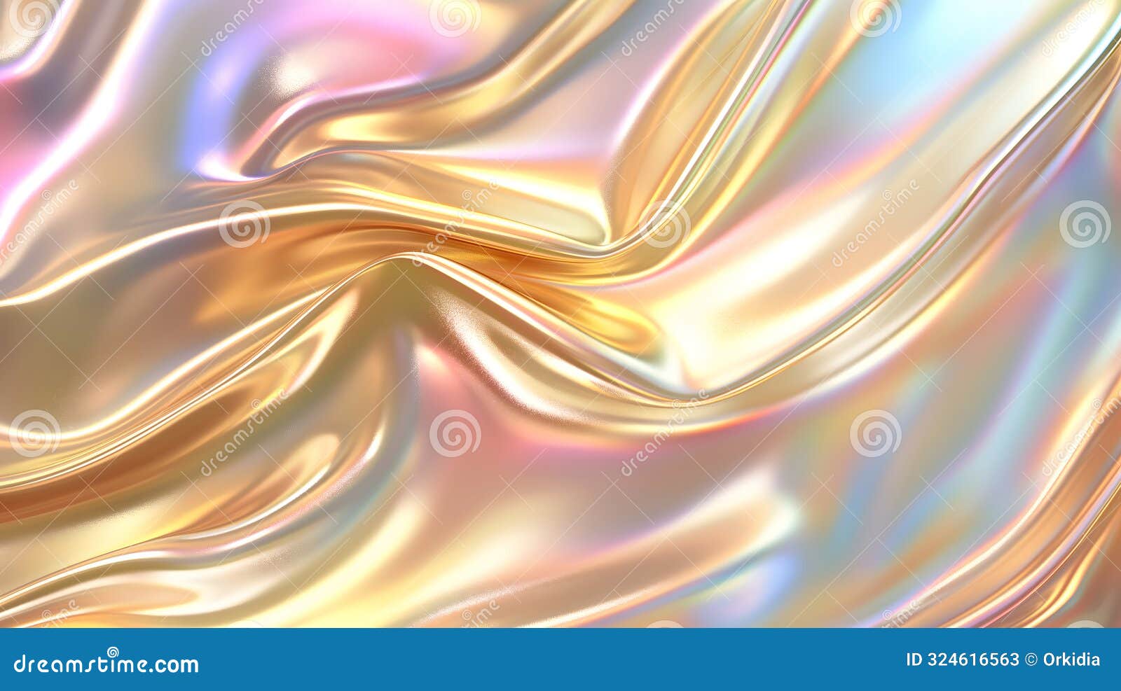 Liquid Metal Texture Abstract Background with Soft Neon Colors Stock ...