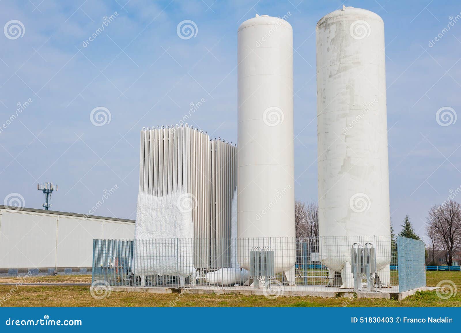Liquid oxygen plant stock image. Image of liquid, construction - 51830403