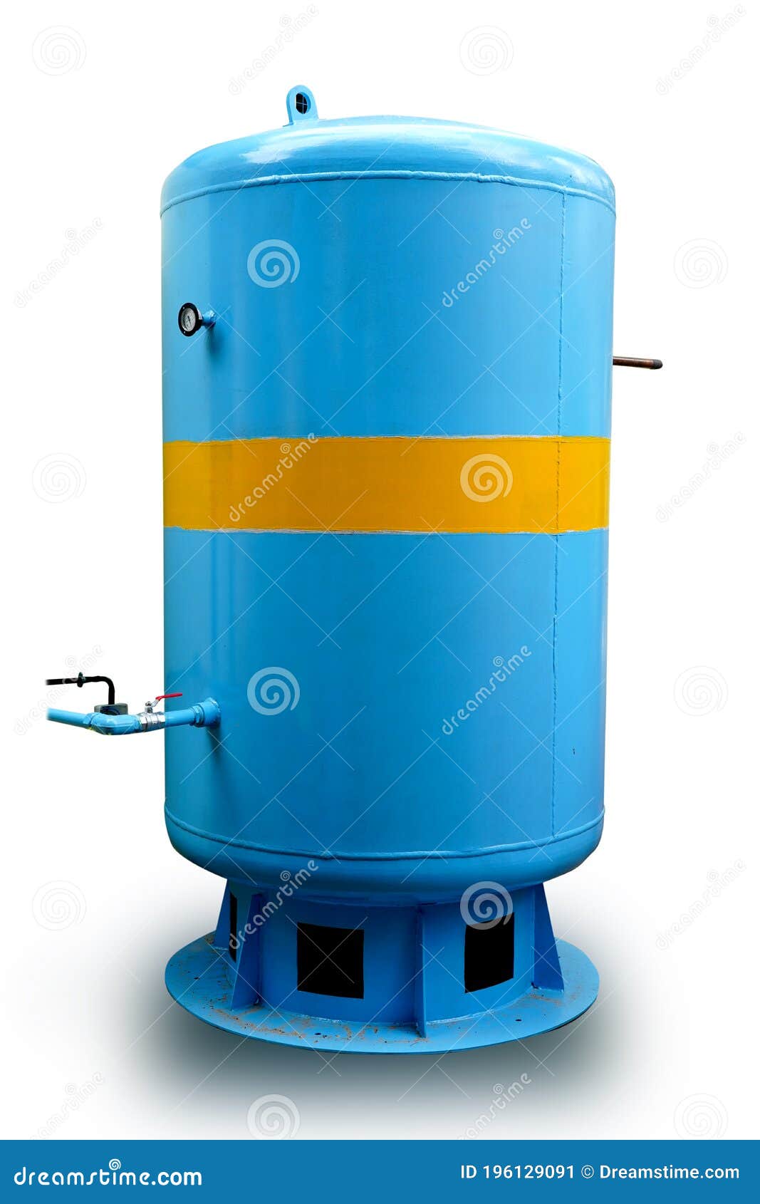 Liquid Oxygen Storage Tank stock image. Image of equipment - 196129091