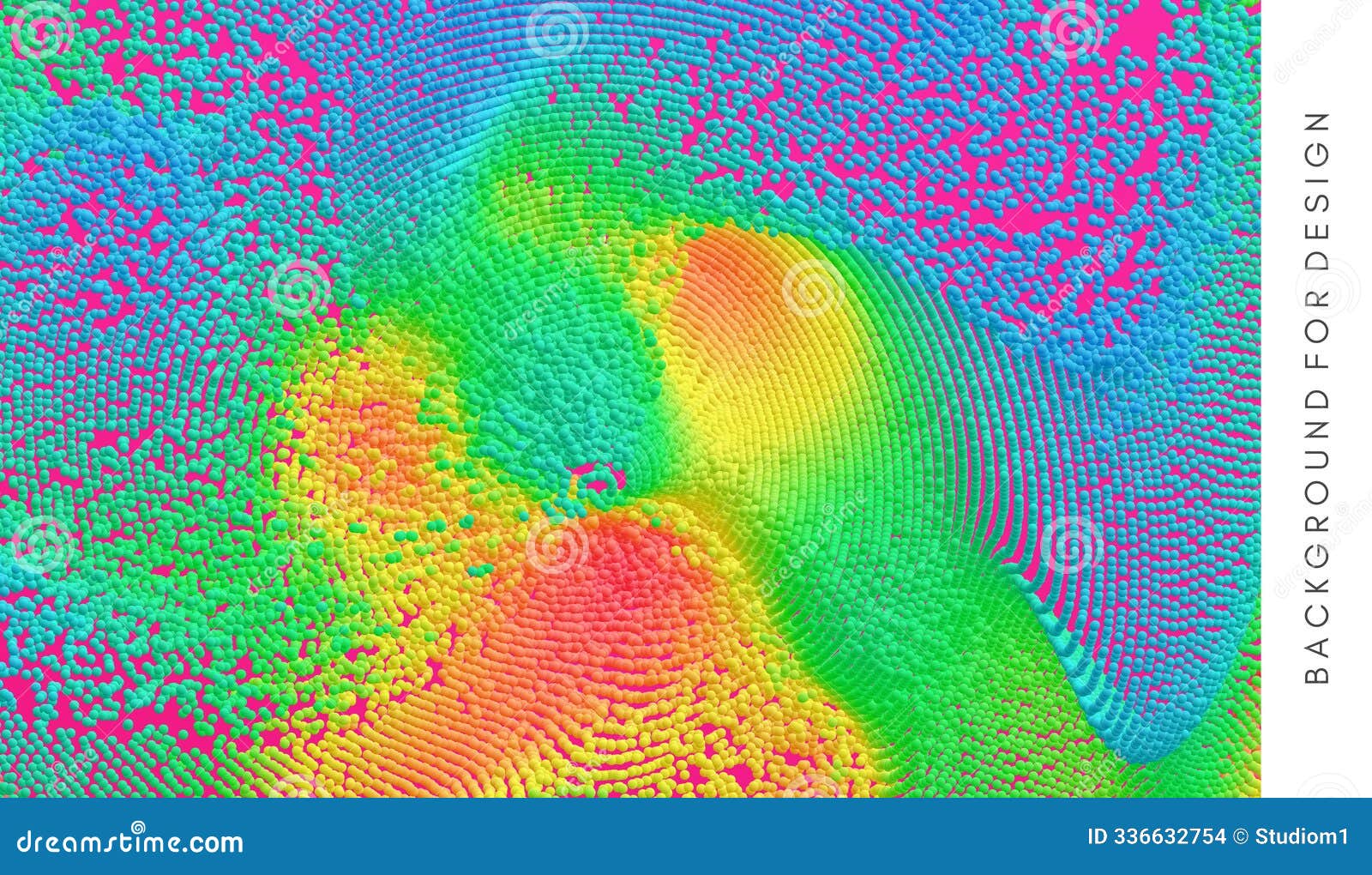 Liquid Paint Abstraction. Art Design. Texture with Dynamic Particles ...