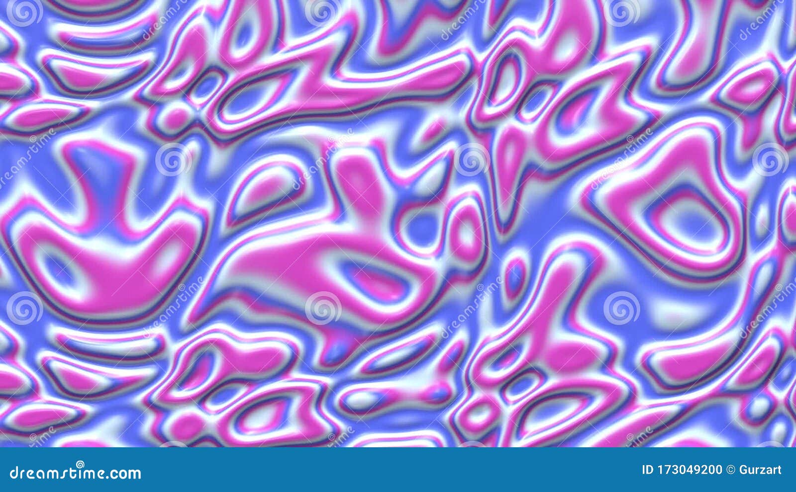 Liquid Paint Looping Animated Background. Fluid Flowing Wavy Texture ...