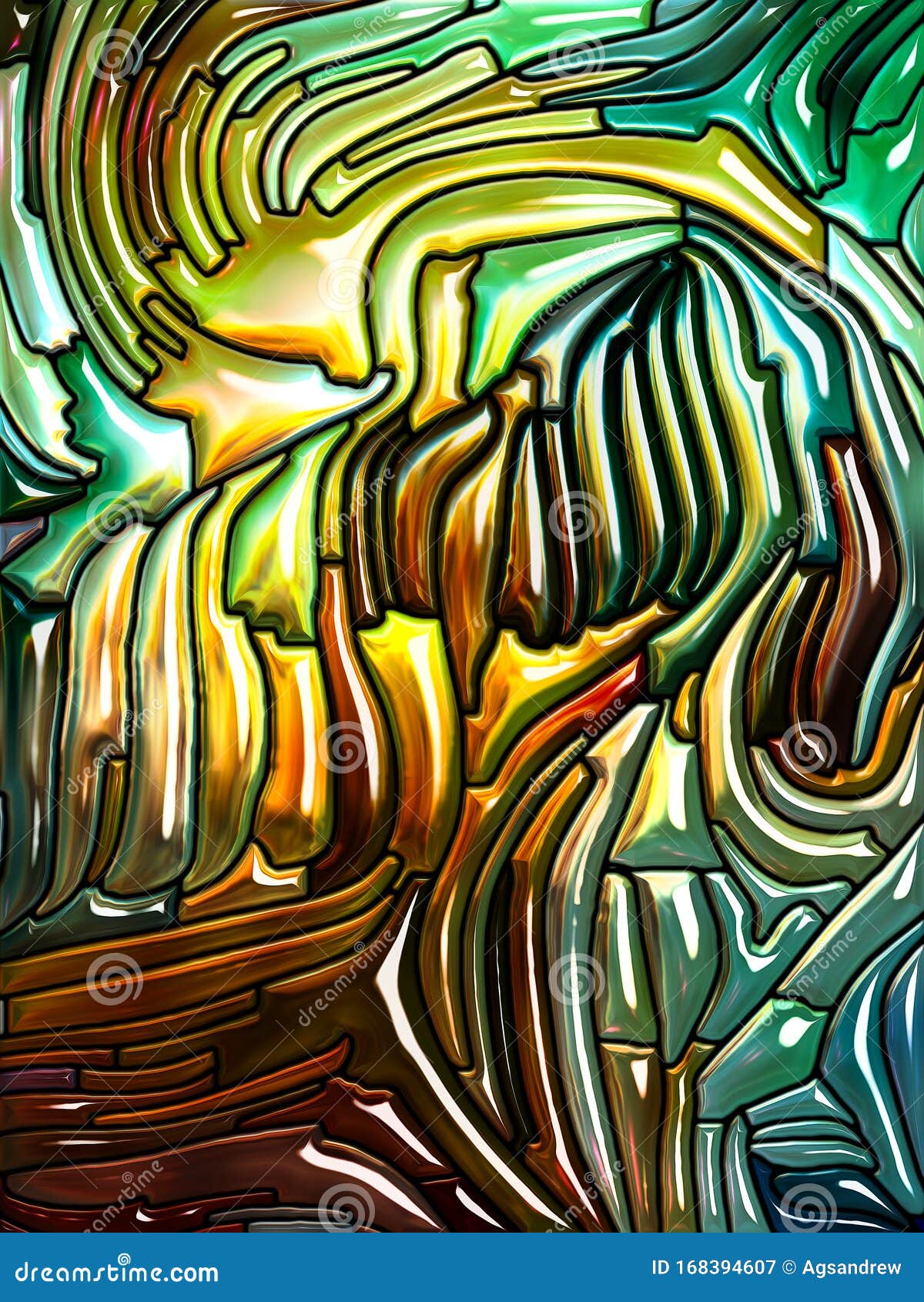 Game of Iridescent Color Glass Stock Illustration - Illustration of ...