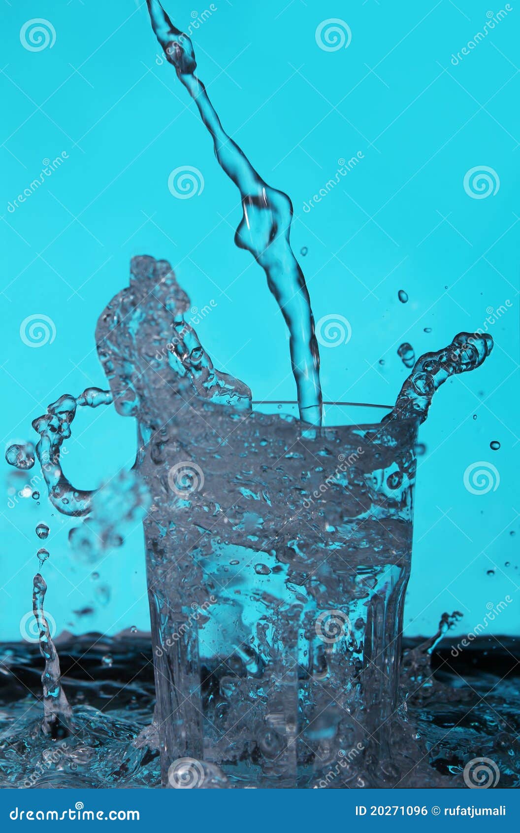 Liquid Pouring into the Glass Stock Photo - Image of freshness, ecology ...