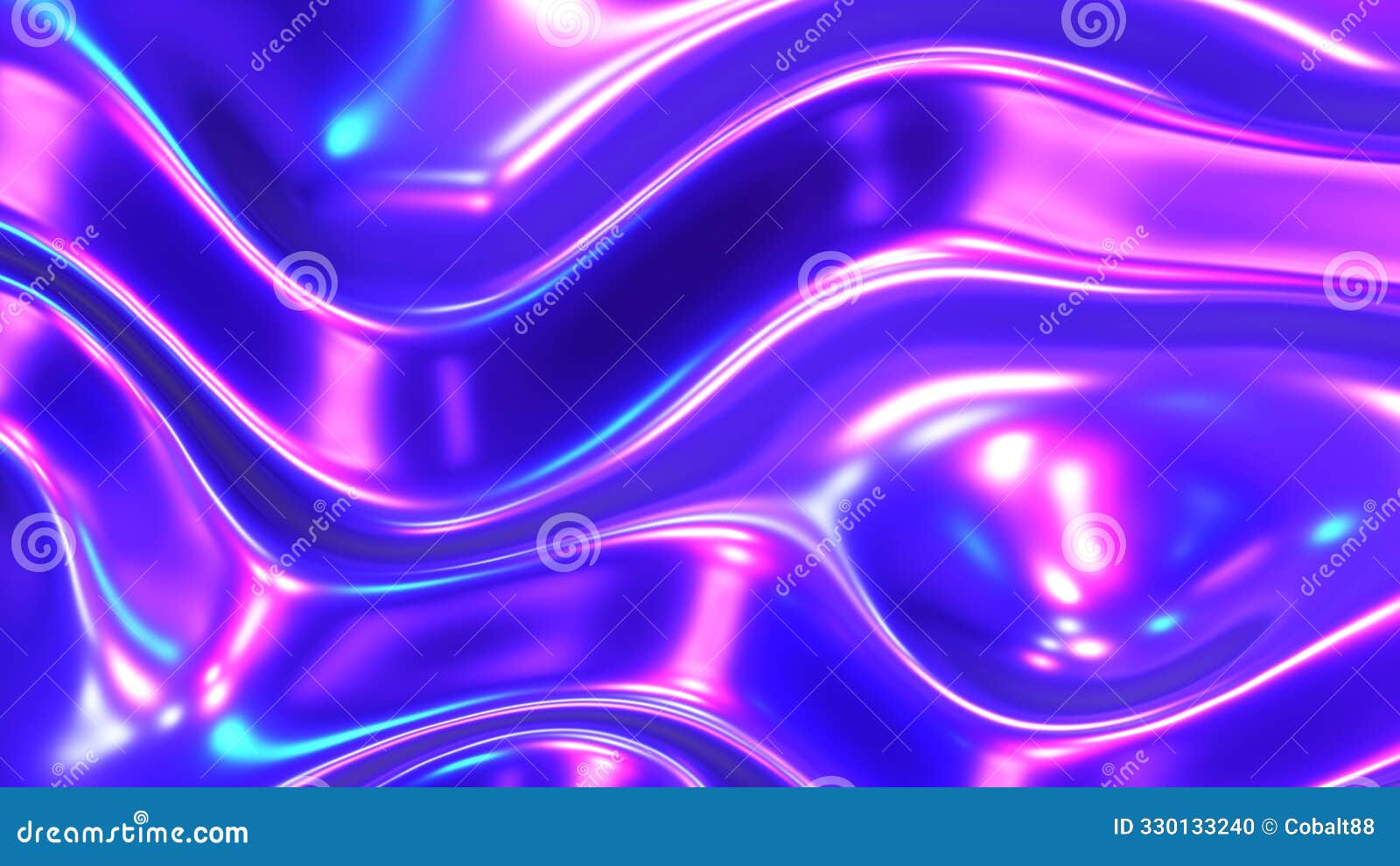 Liquid Purple Chrome Waves Background, Shiny and Lustrous Metal Pattern ...