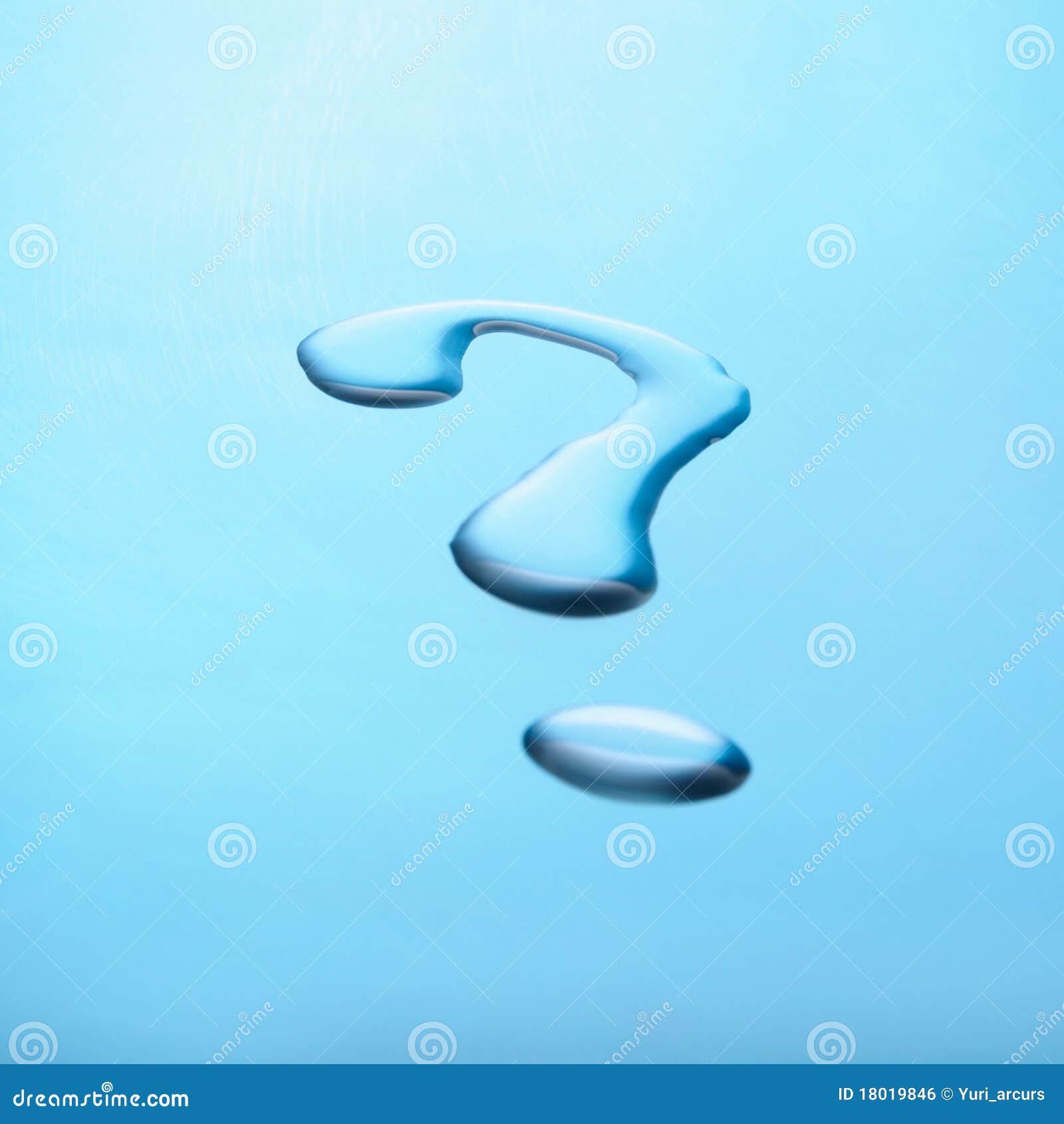 Liquid question mark stock illustration. Illustration of creativity ...