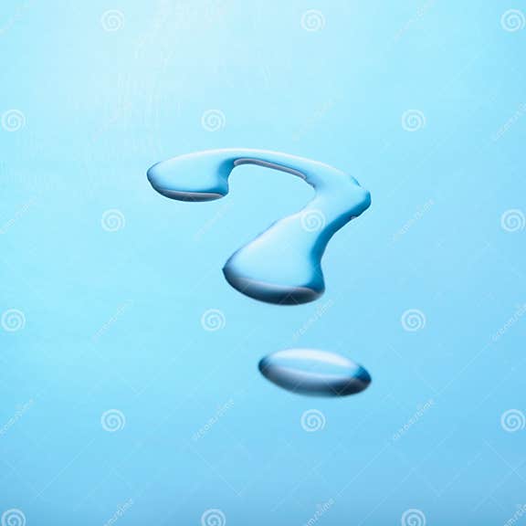 Liquid question mark stock illustration. Illustration of creativity ...