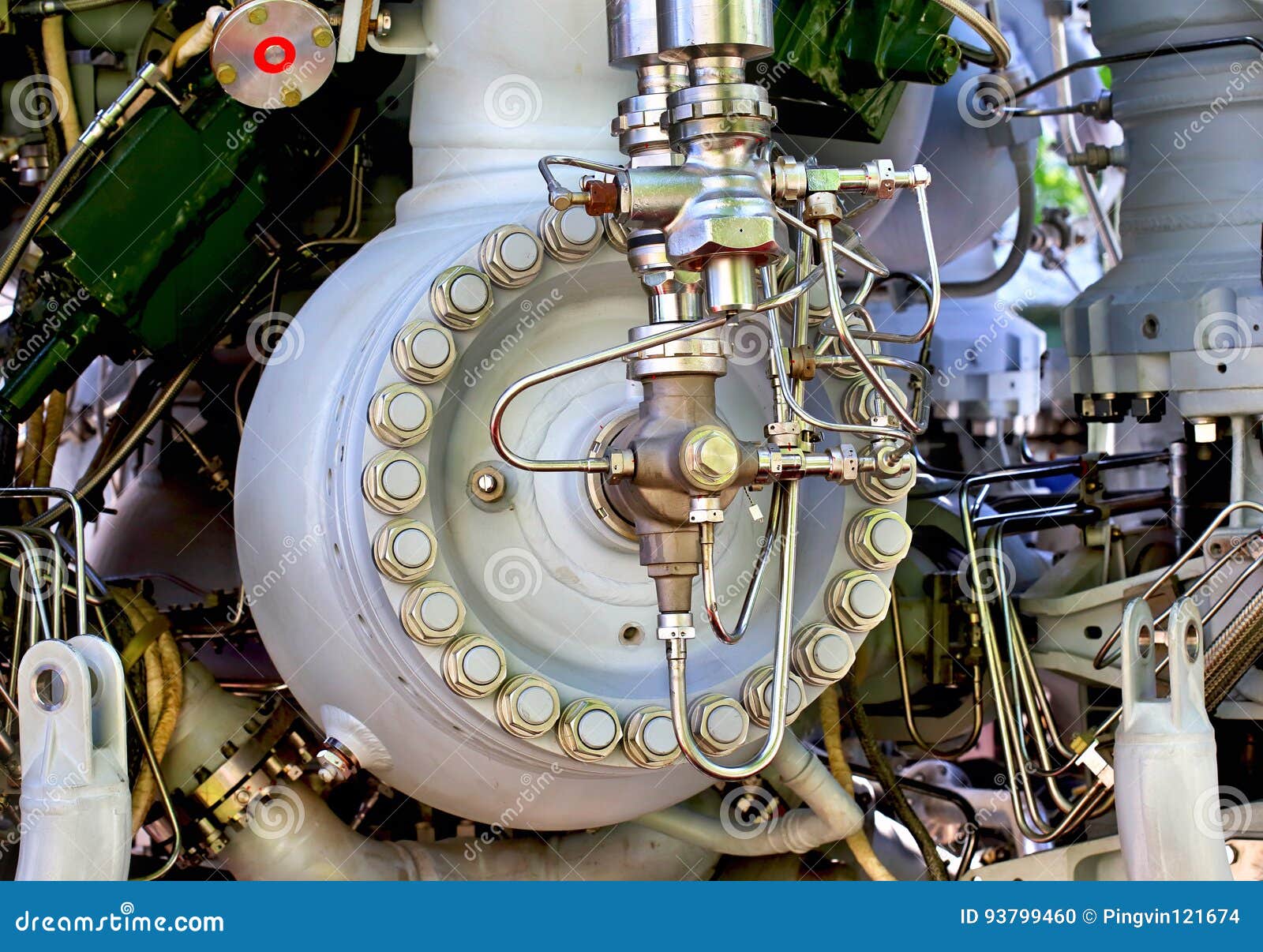 Liquid rocket engine stock photo. Image of speed, industrial - 93799460