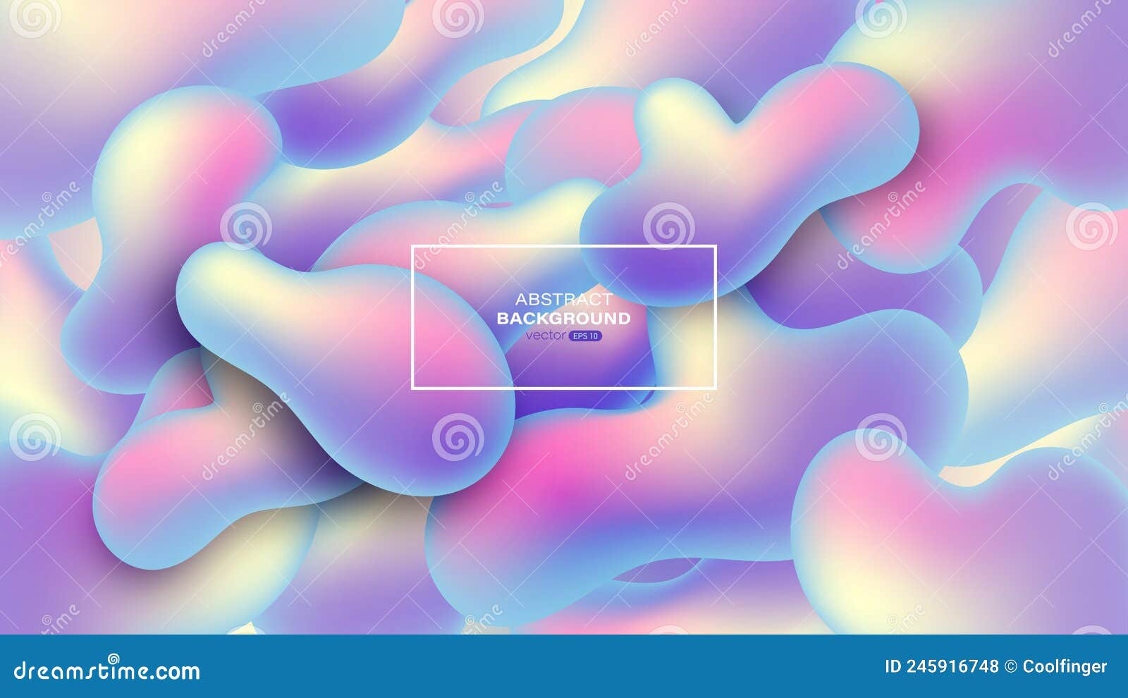 Liquid Shape Gradient Design Elements Trendy Style Background Stock ...