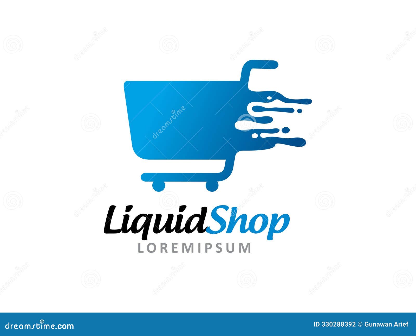 Liquid Shop Logo Symbol or Icon Template Stock Vector - Illustration of ...